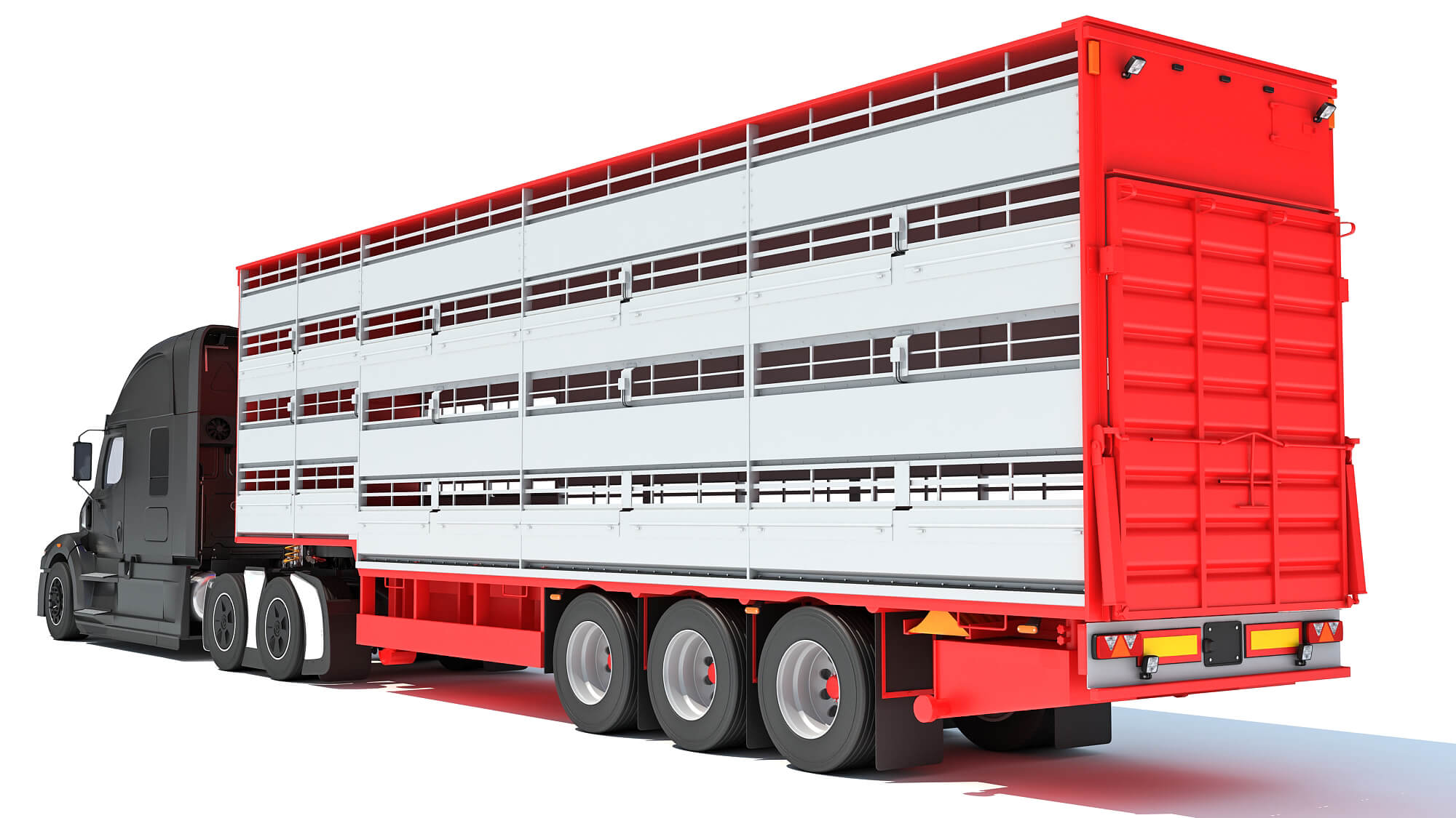 Animal Transporter Truck 3D model by 3D Horse