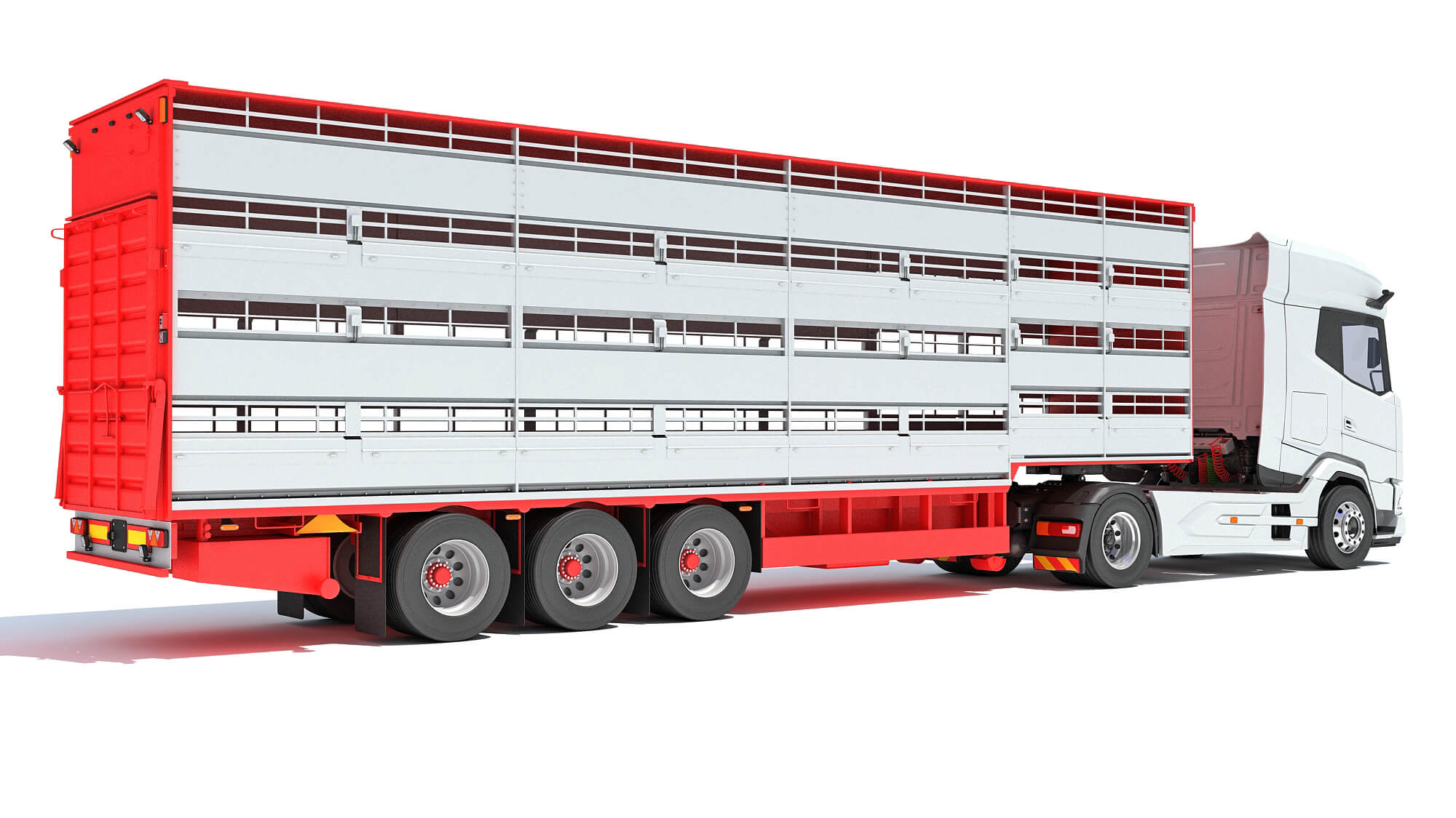 Animal Transporter Truck - 3D Model by 3D Horse