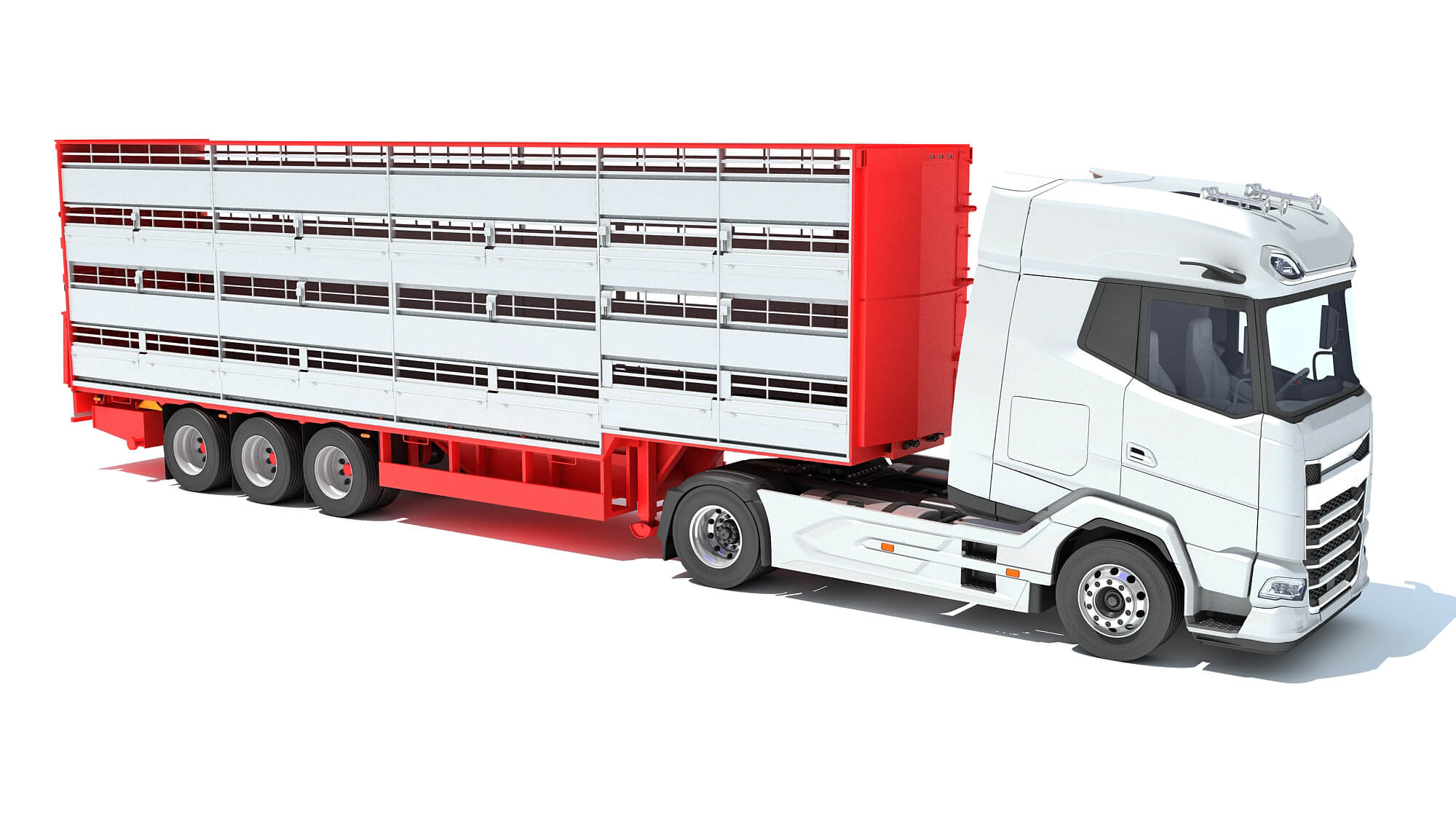 Animal Transporter Truck - 3D Model by 3D Horse