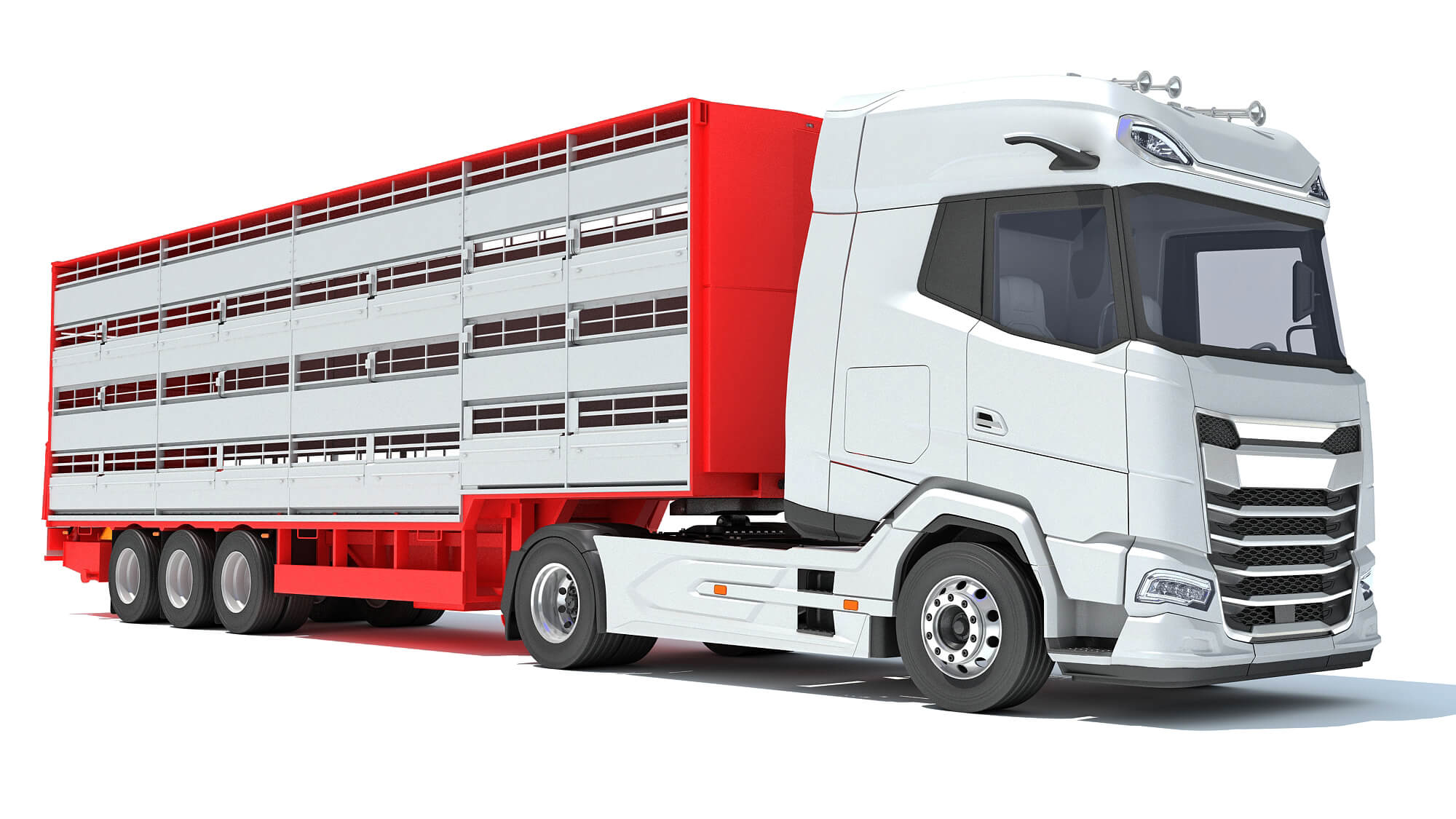 Animal Transporter Truck - 3D Model by 3D Horse