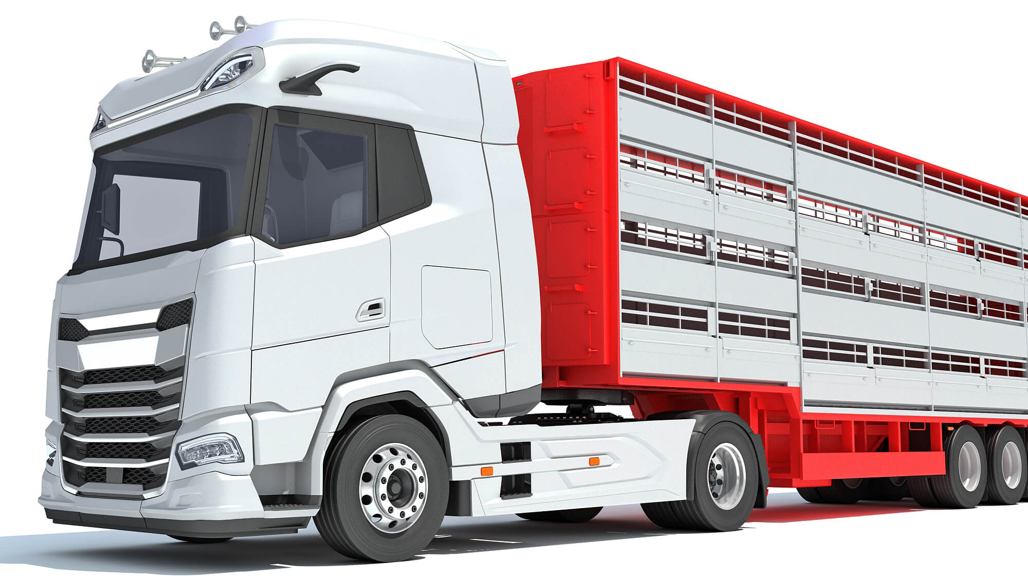 Animal Transporter Truck - 3D Model by 3D Horse