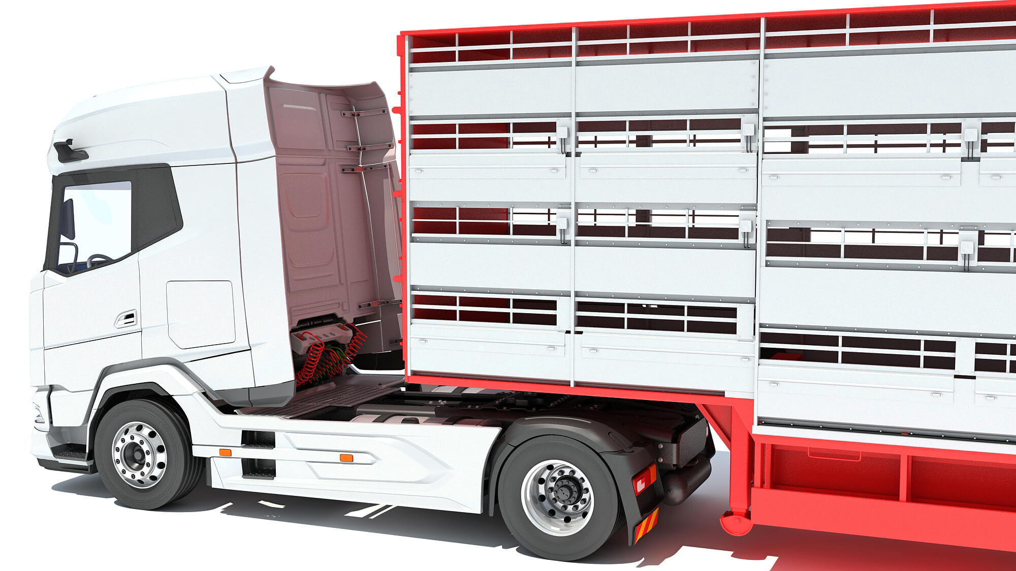 Animal Transporter Truck - 3D Model by 3D Horse