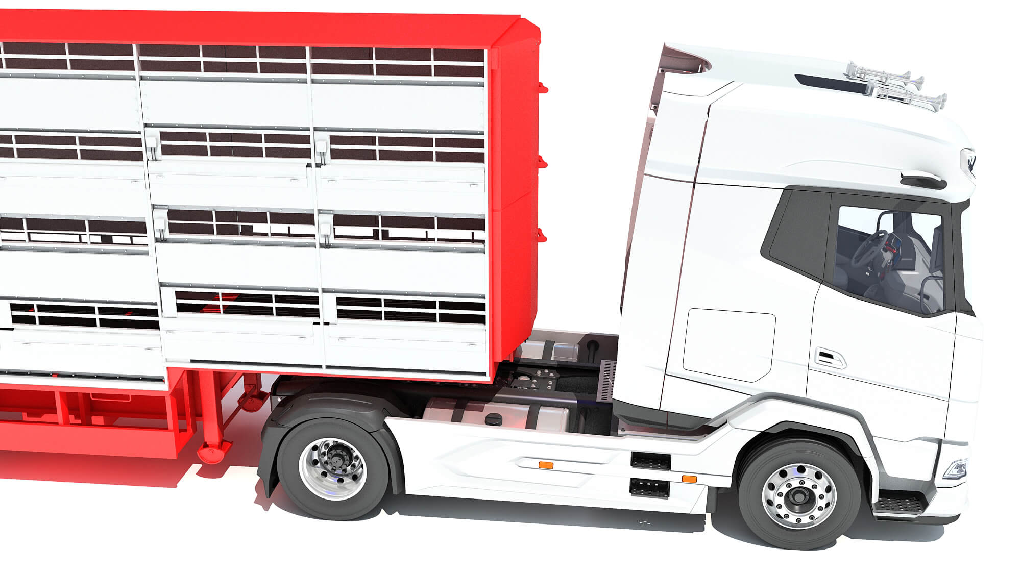 Animal Transporter Truck - 3D Model by 3D Horse