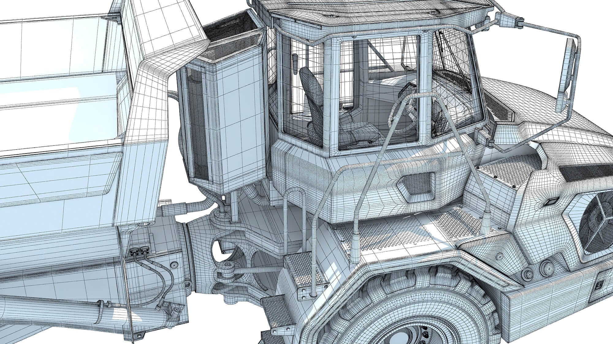 Articulated Mining Truck - 3D Model by 3D Horse