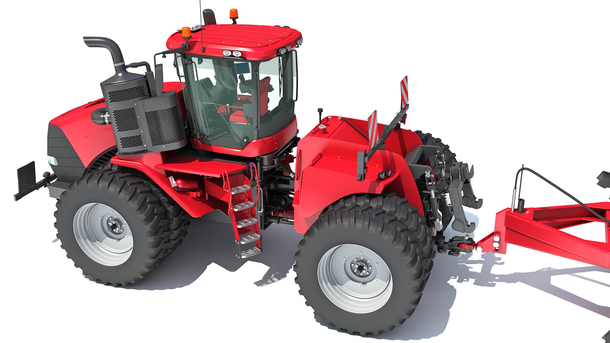 Articulated Tractor with Seed Drill - 3D Model by 3D Horse