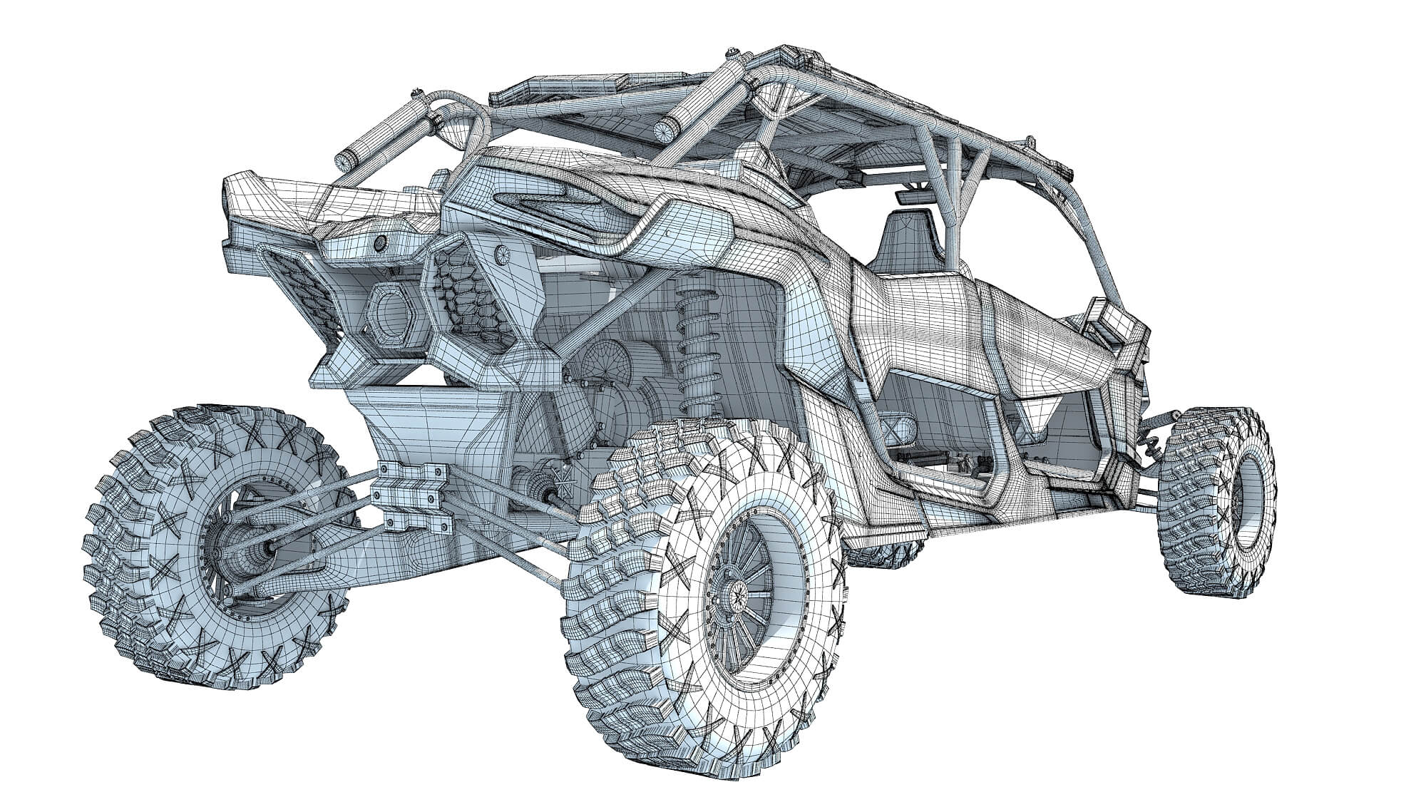 ATV Four Wheeler Buggy - 3D Model by 3D Horse