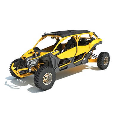 ATV Four Wheeler Buggy - 3D Model by 3D Horse