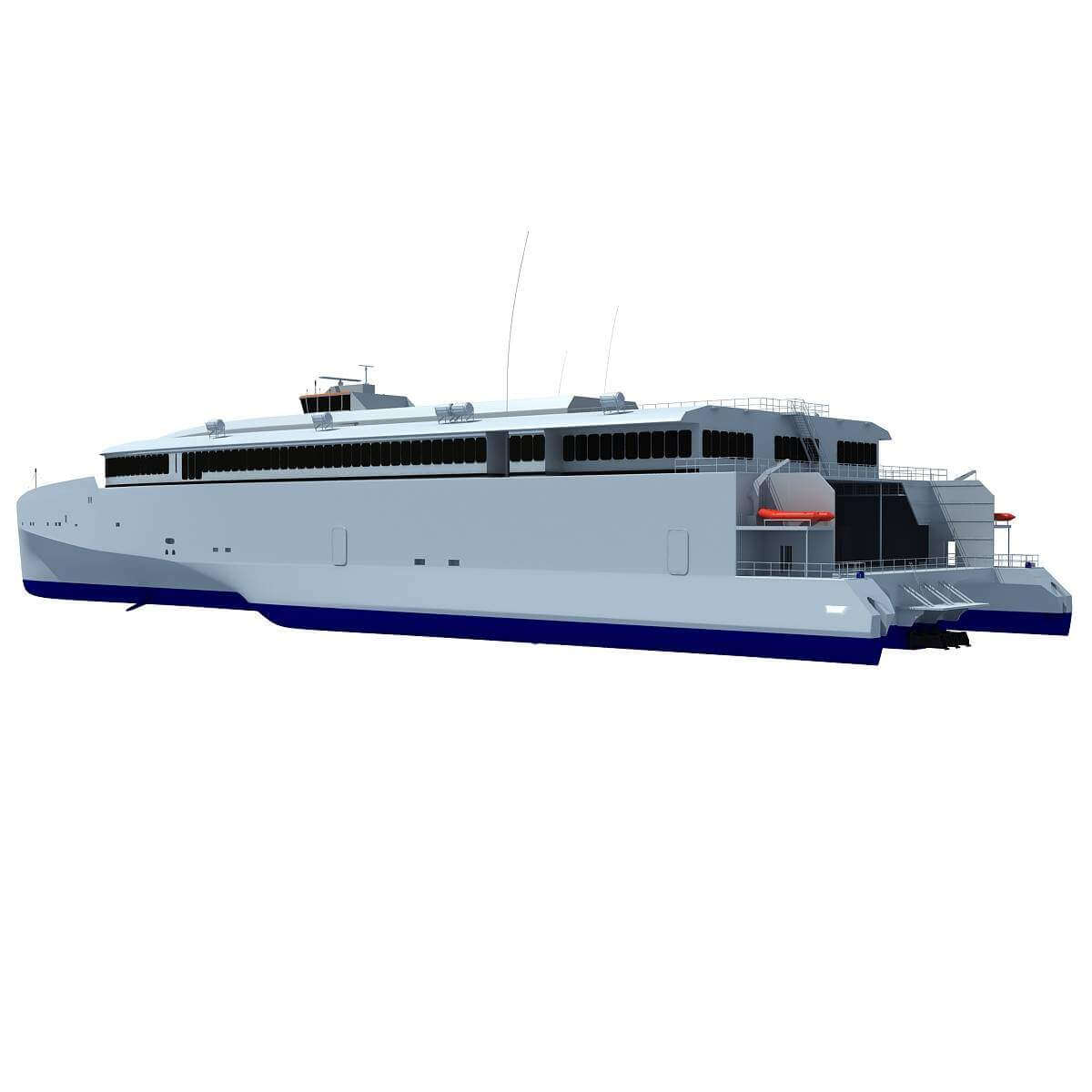 Austal Trimaran Speed Ferry - 3D Model by 3D Horse