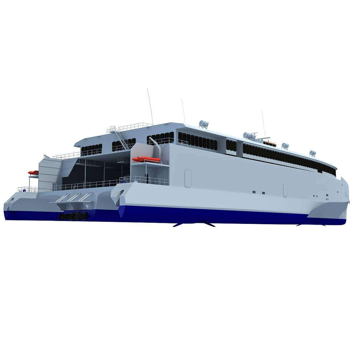 Austal Trimaran Speed Ferry - 3D Model by 3D Horse