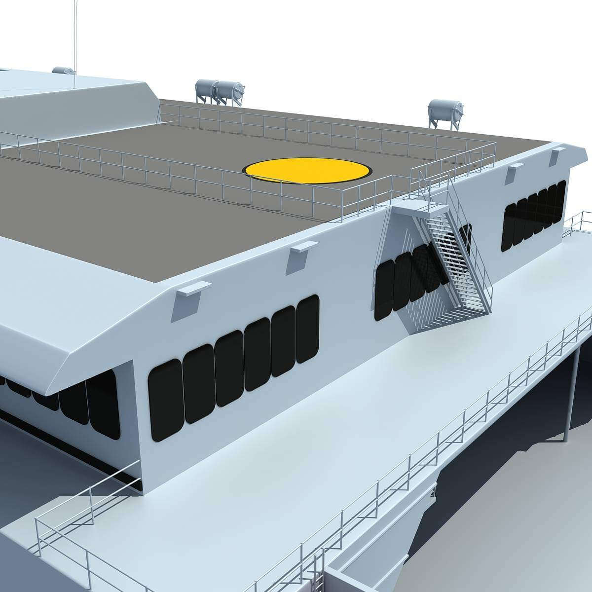 Austal Trimaran Speed Ferry - 3D Model by 3D Horse