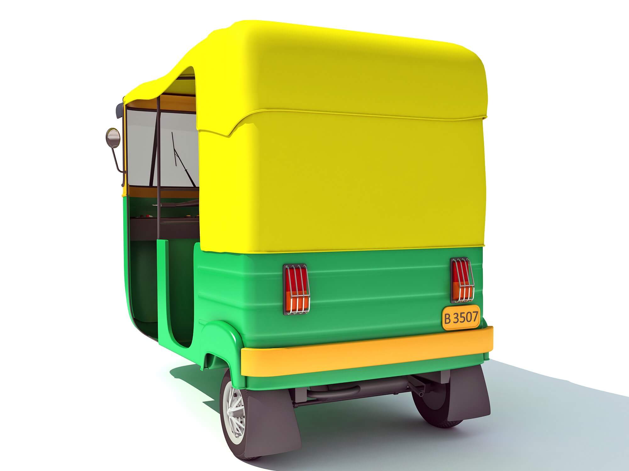 Auto Rickshaw - 3D Model by 3D Horse