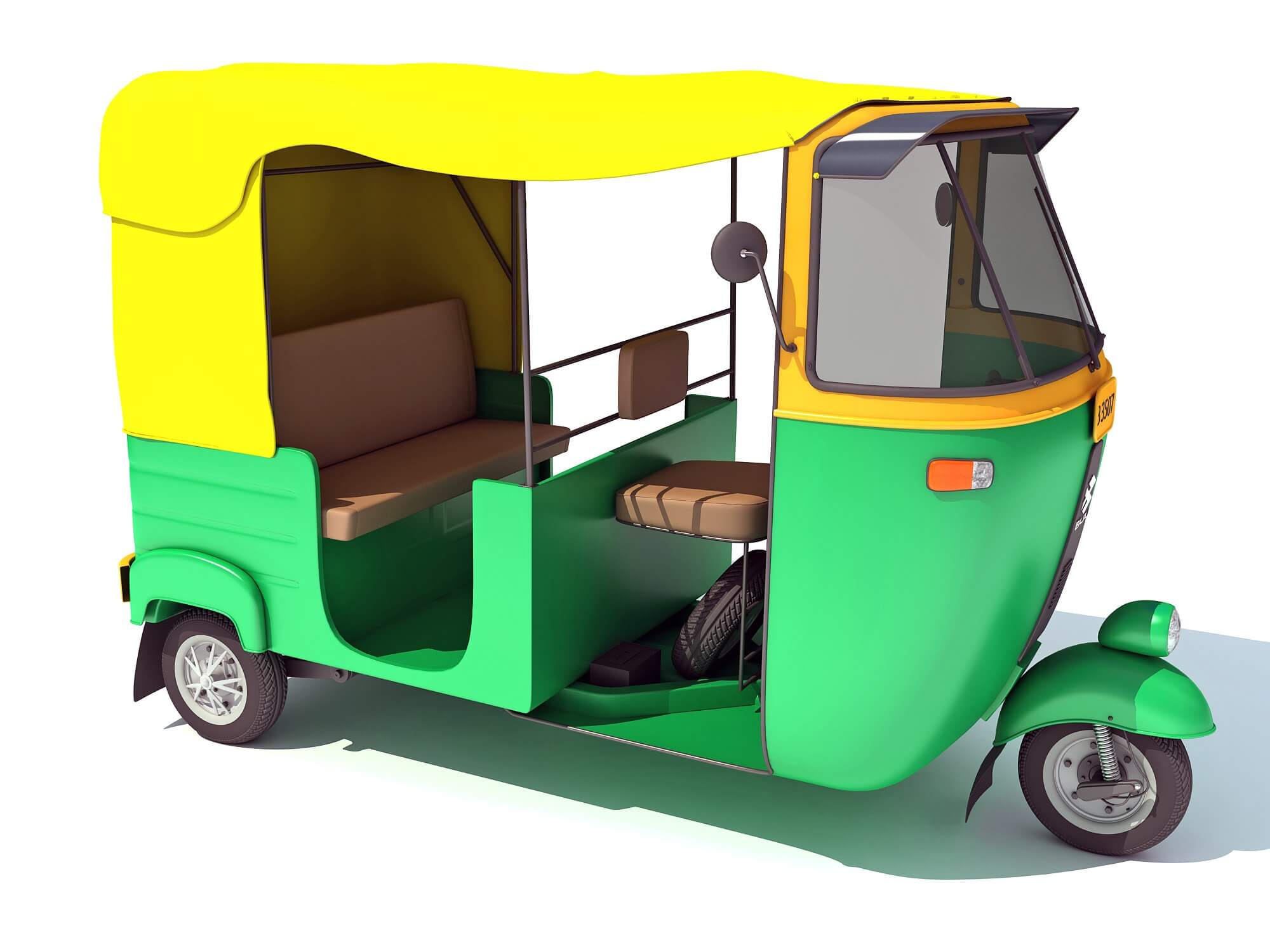 Auto Rickshaw - 3D Model by 3D Horse