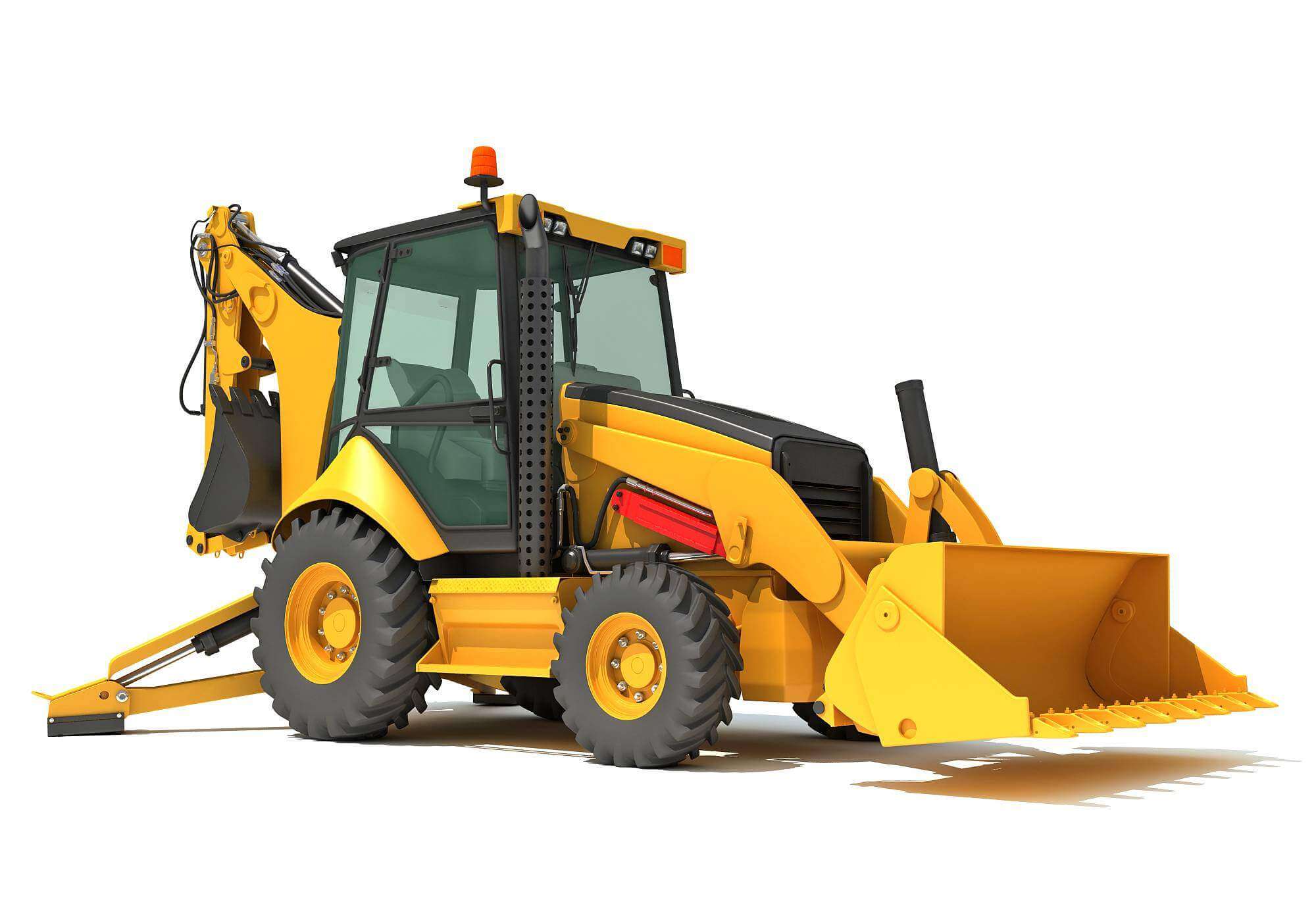 Backhoe Loader - 3D Model by 3D Horse