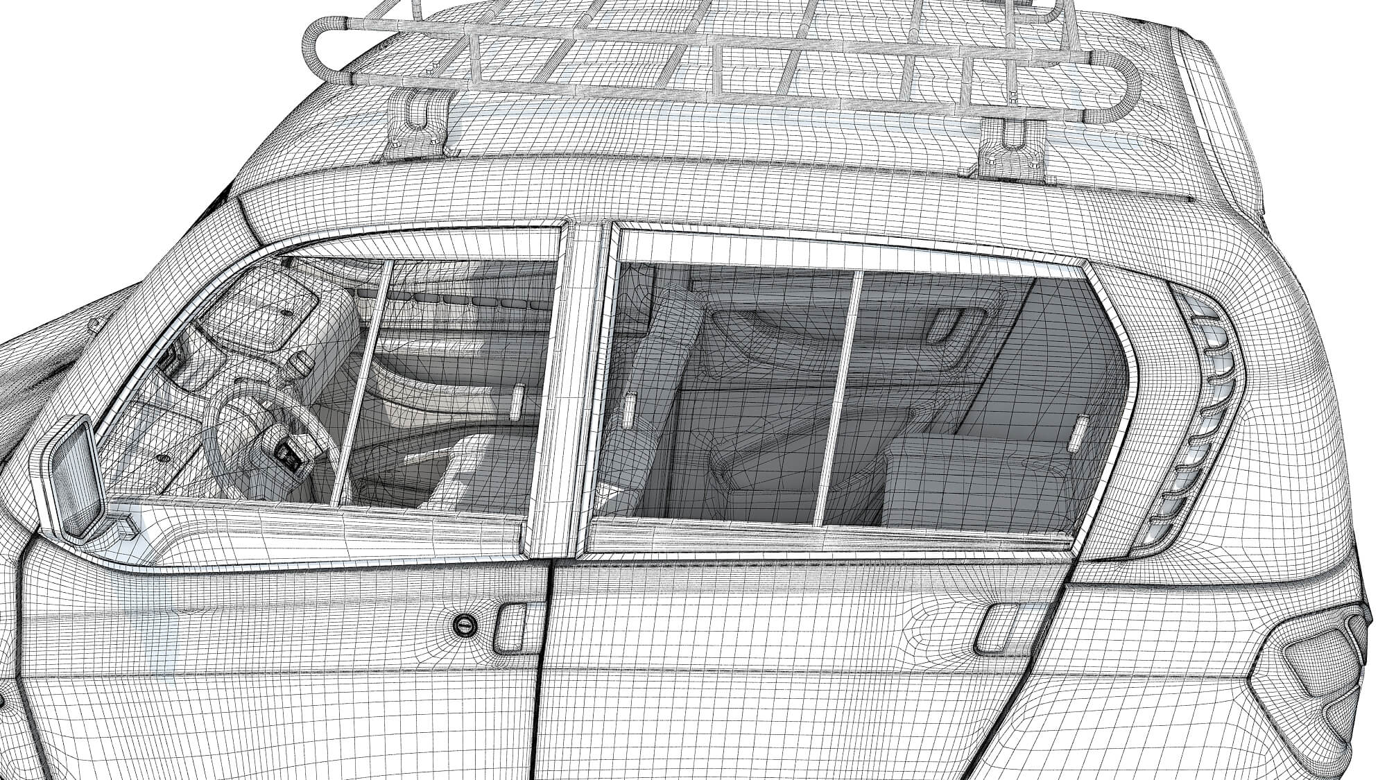 Bajaj Qute Auto Taxi - 3D Model by 3D Horse