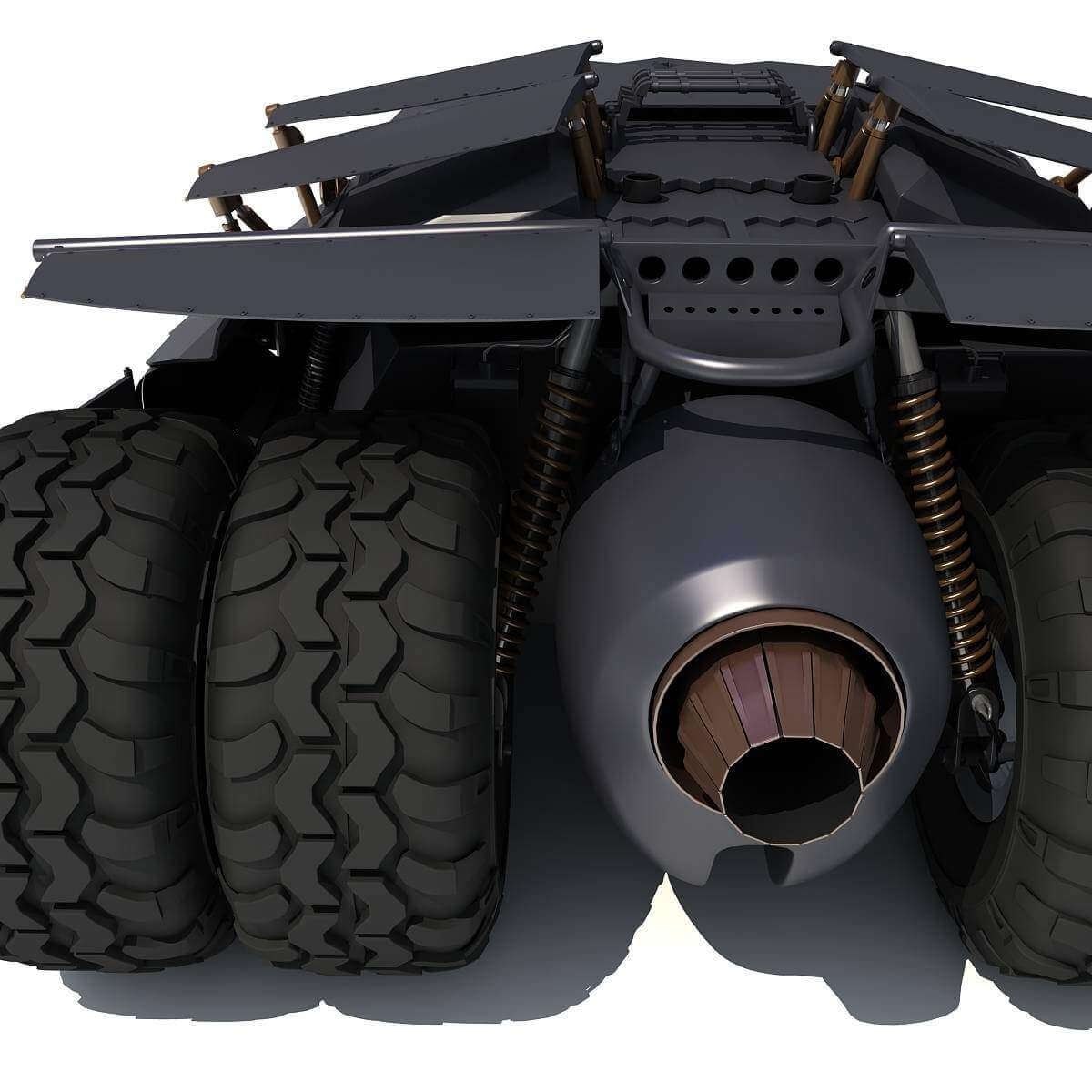 Batman Tumbler Batmobile - 3D Model by 3D Horse