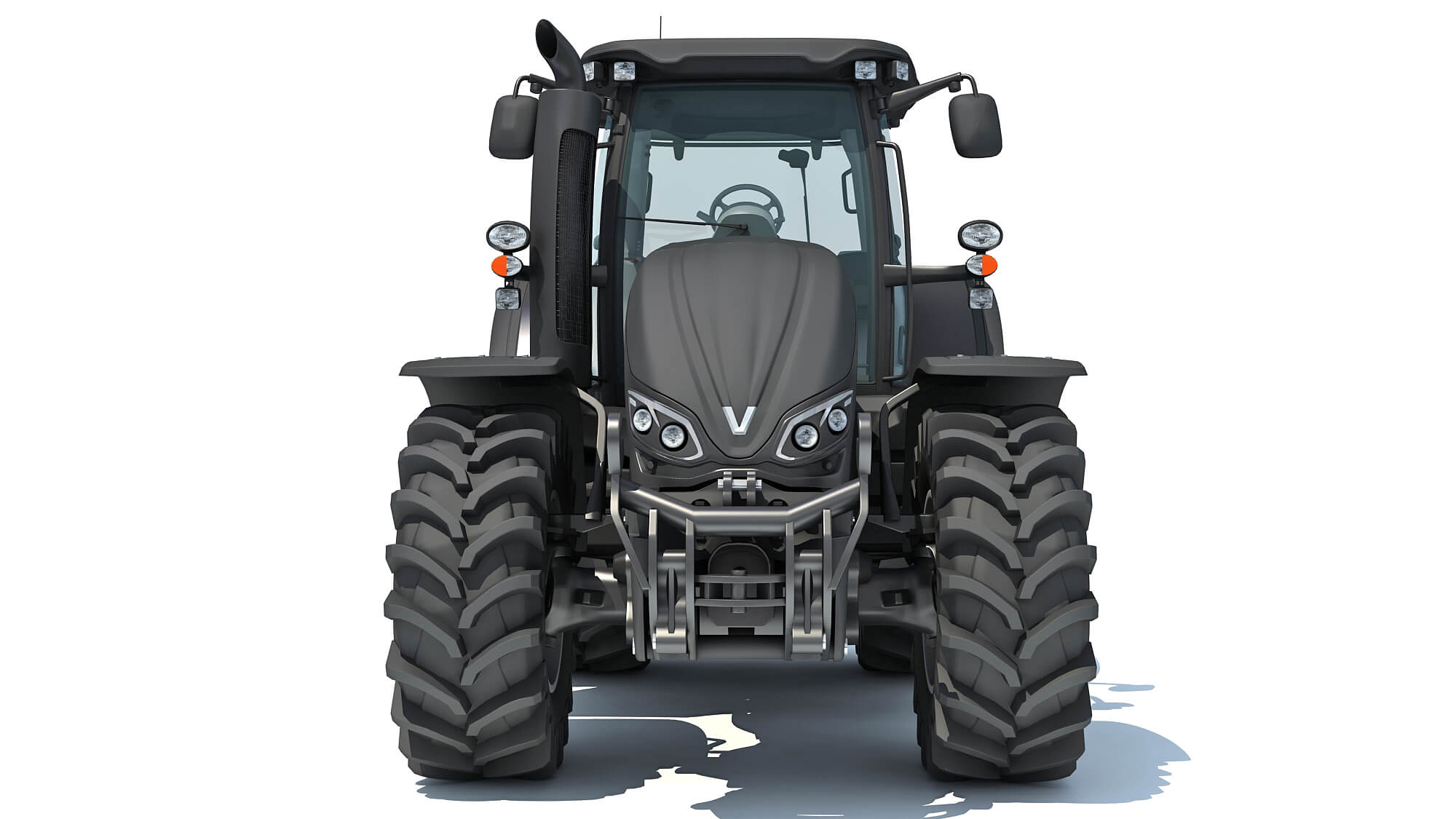 Black Tractor - 3D Model by 3D Horse