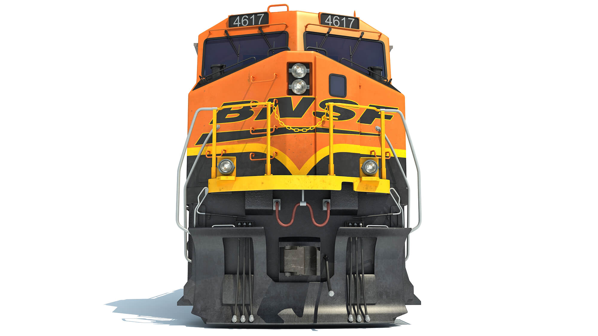 BNSF Diesel Locomotive AC4400CW - 3D Model by 3D Horse