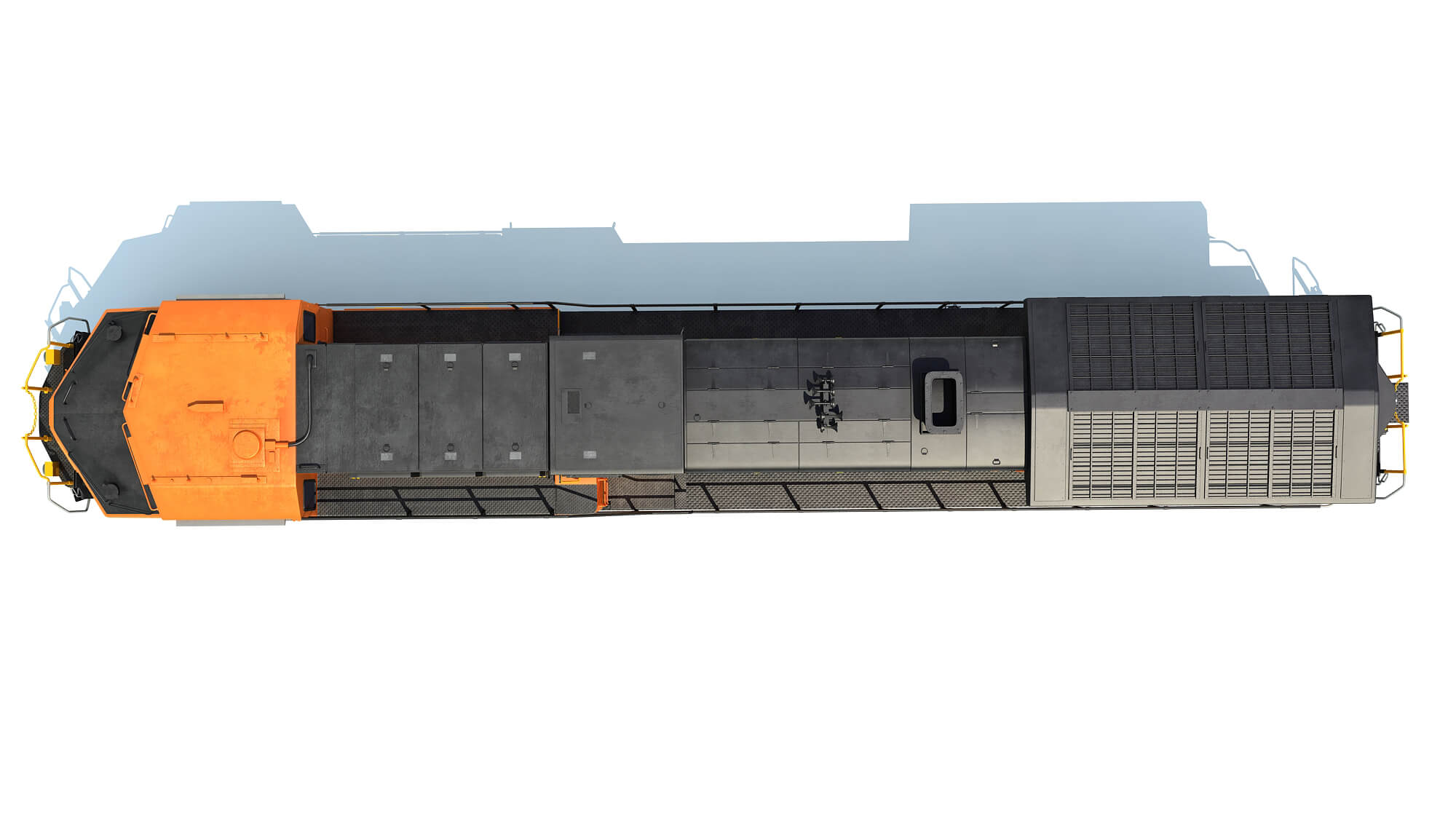 BNSF Diesel Locomotive AC4400CW - 3D Model by 3D Horse