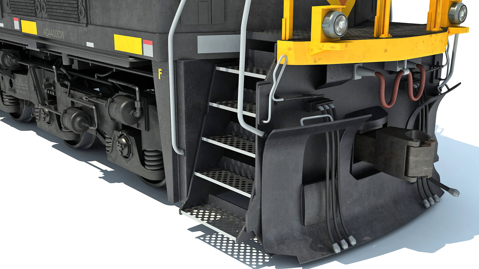 BNSF Diesel Locomotive AC4400CW - 3D Model by 3D Horse