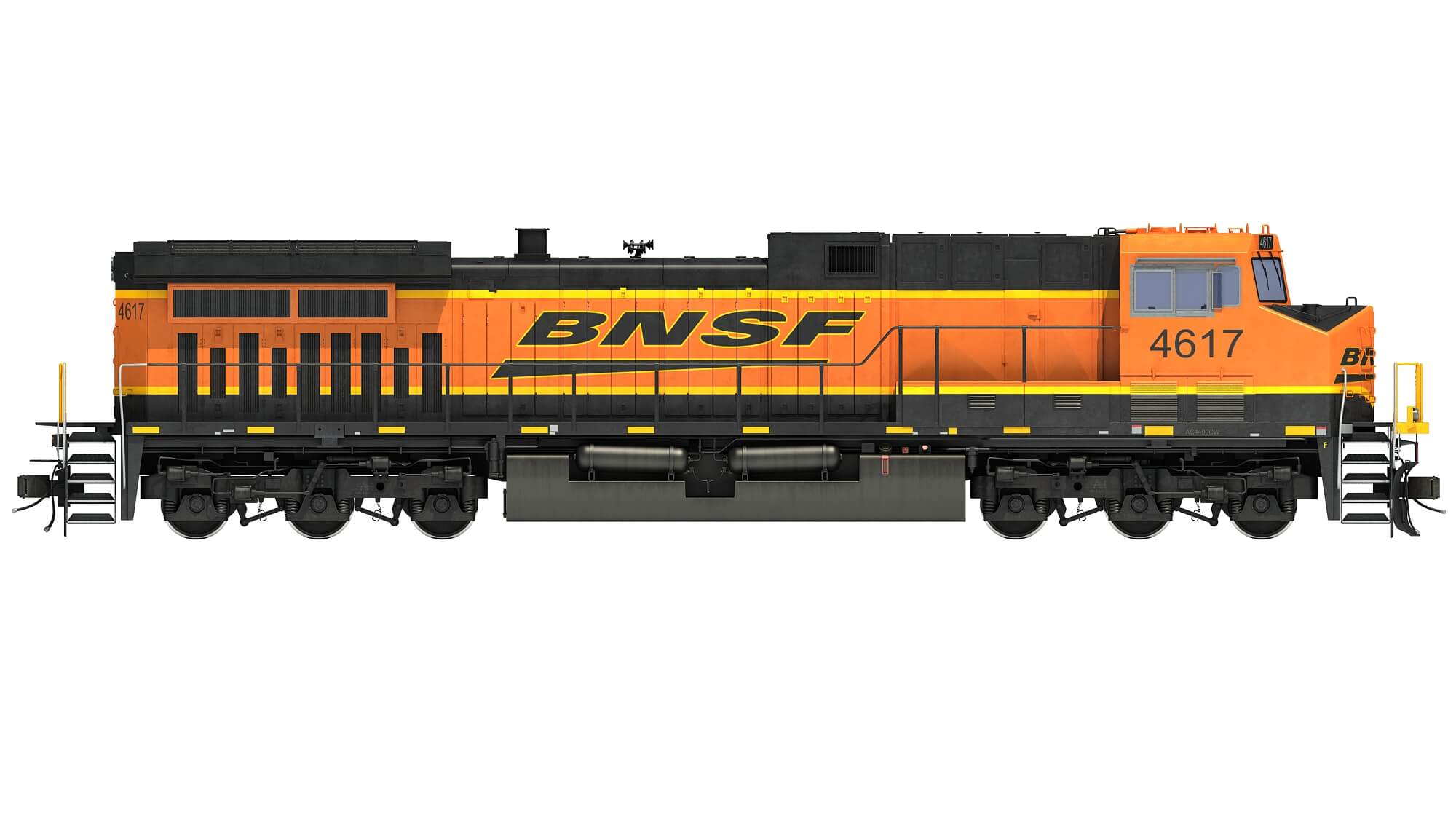 BNSF Diesel Locomotive AC4400CW - 3D Model by 3D Horse
