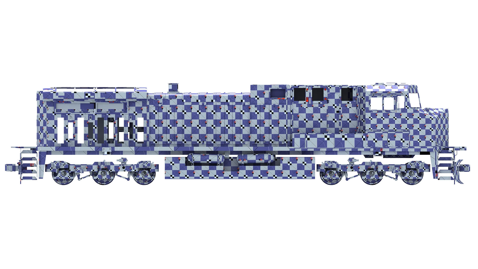 BNSF Diesel Locomotive AC4400CW - 3D Model by 3D Horse
