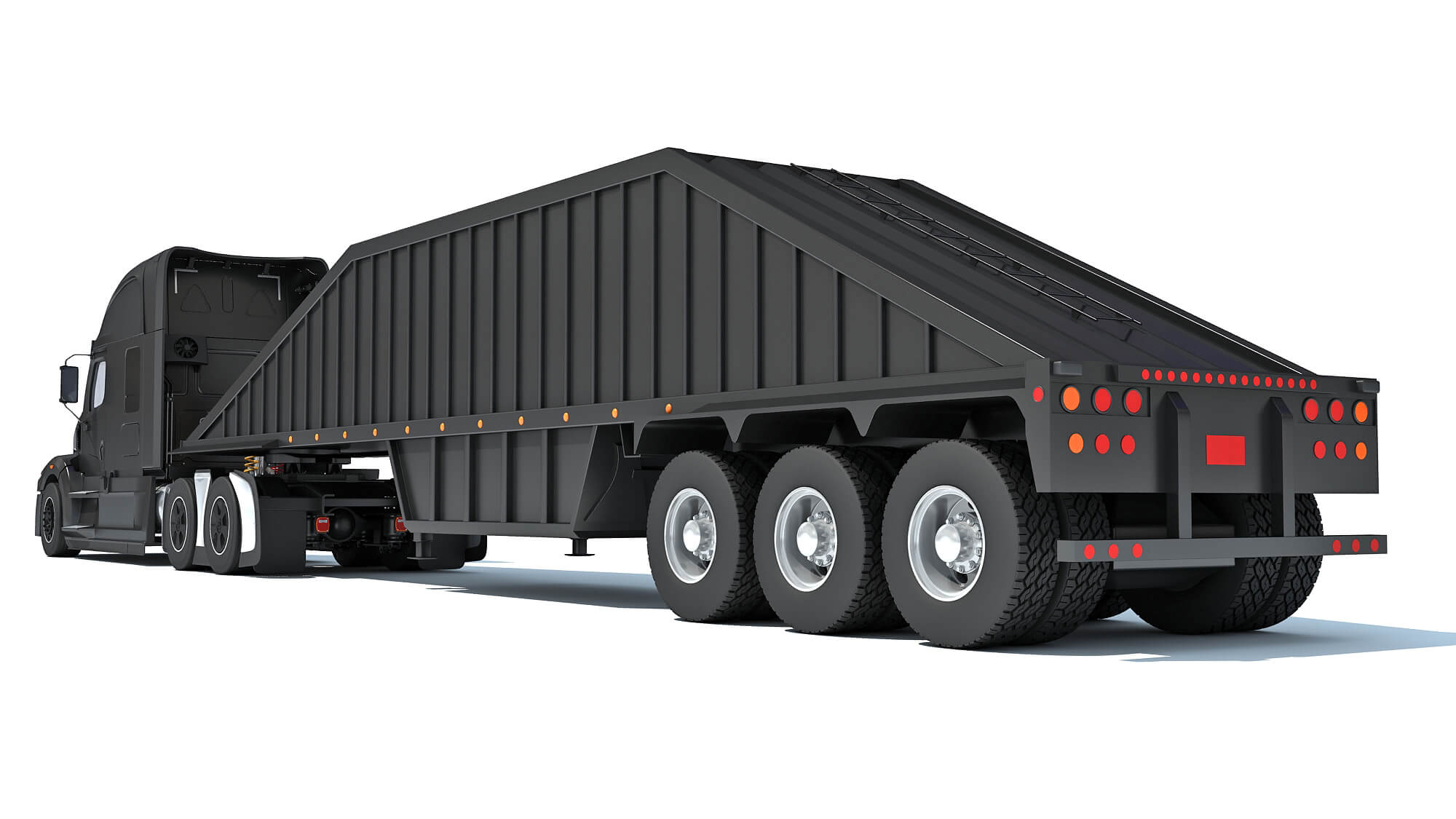Bottom Dump Truck 3D model by 3D Horse