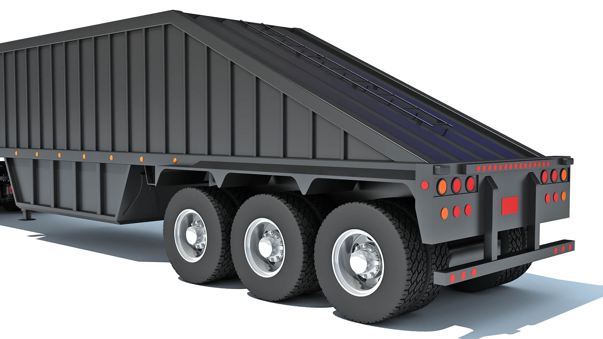 Bottom Dump Truck 3D model by 3D Horse