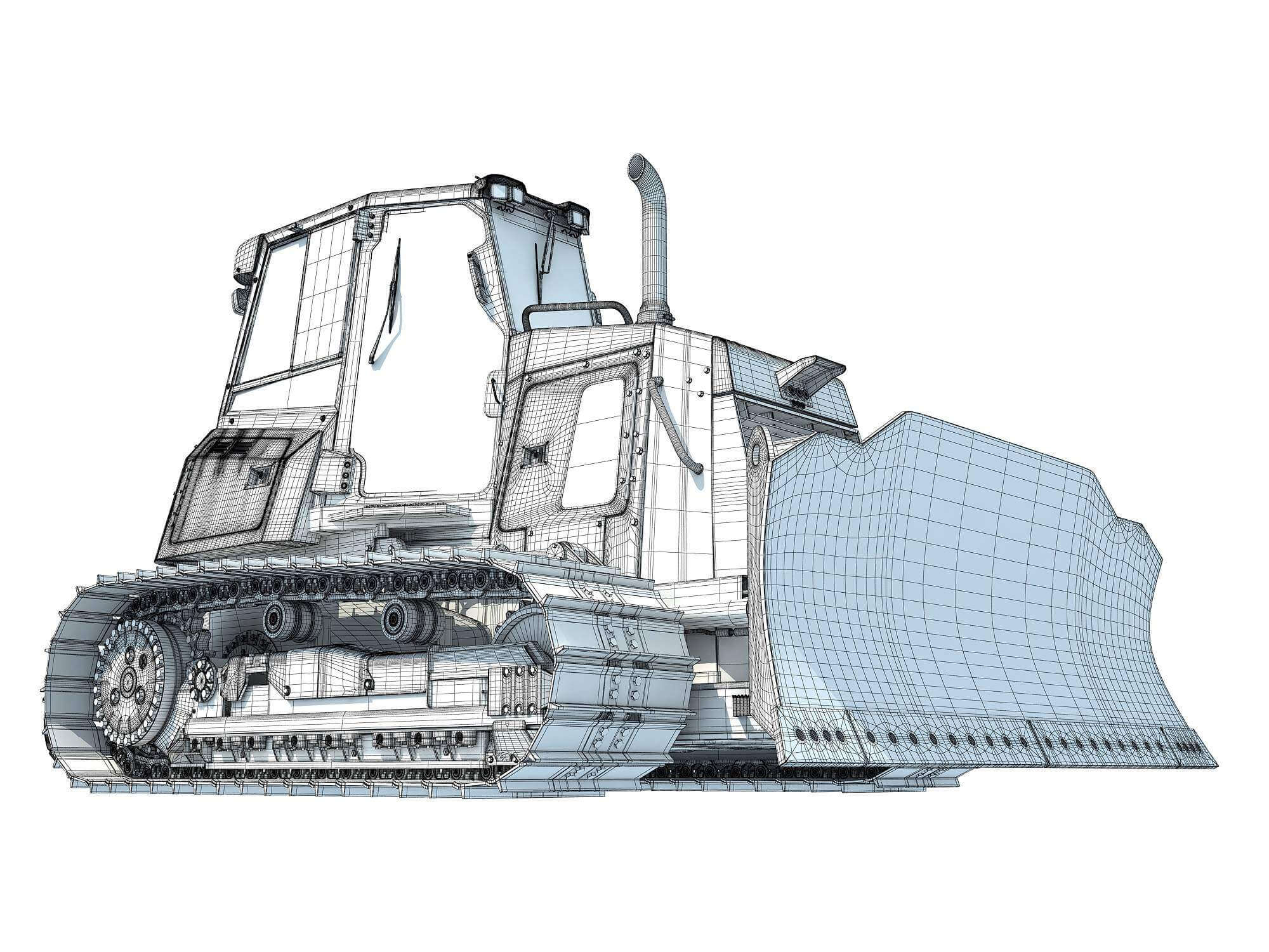 Bulldozer - 3D Model by 3D Horse