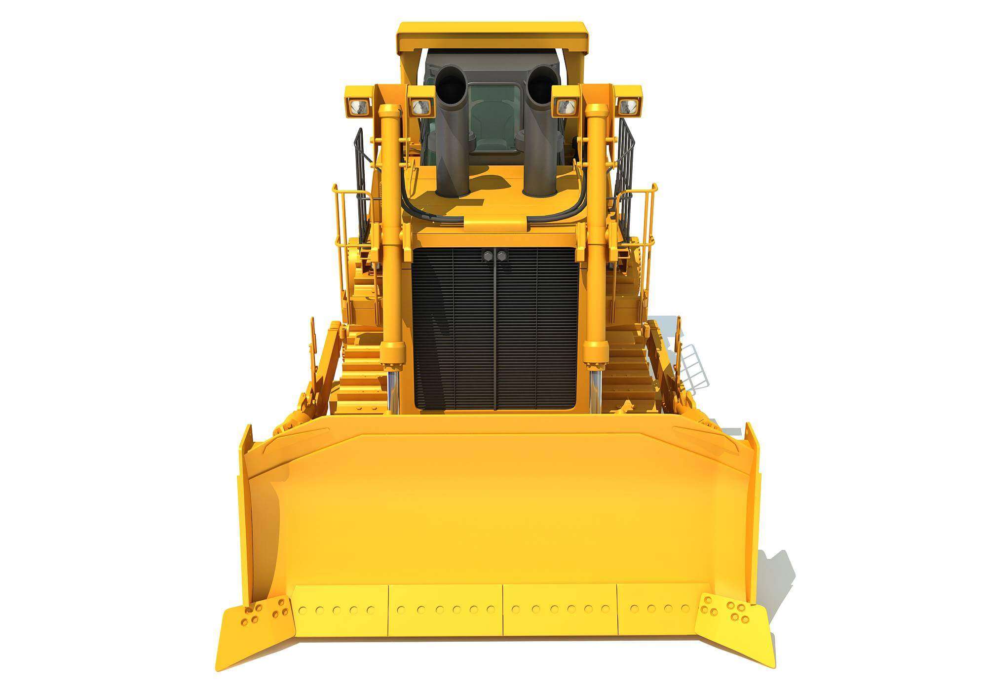 Bulldozer Front View