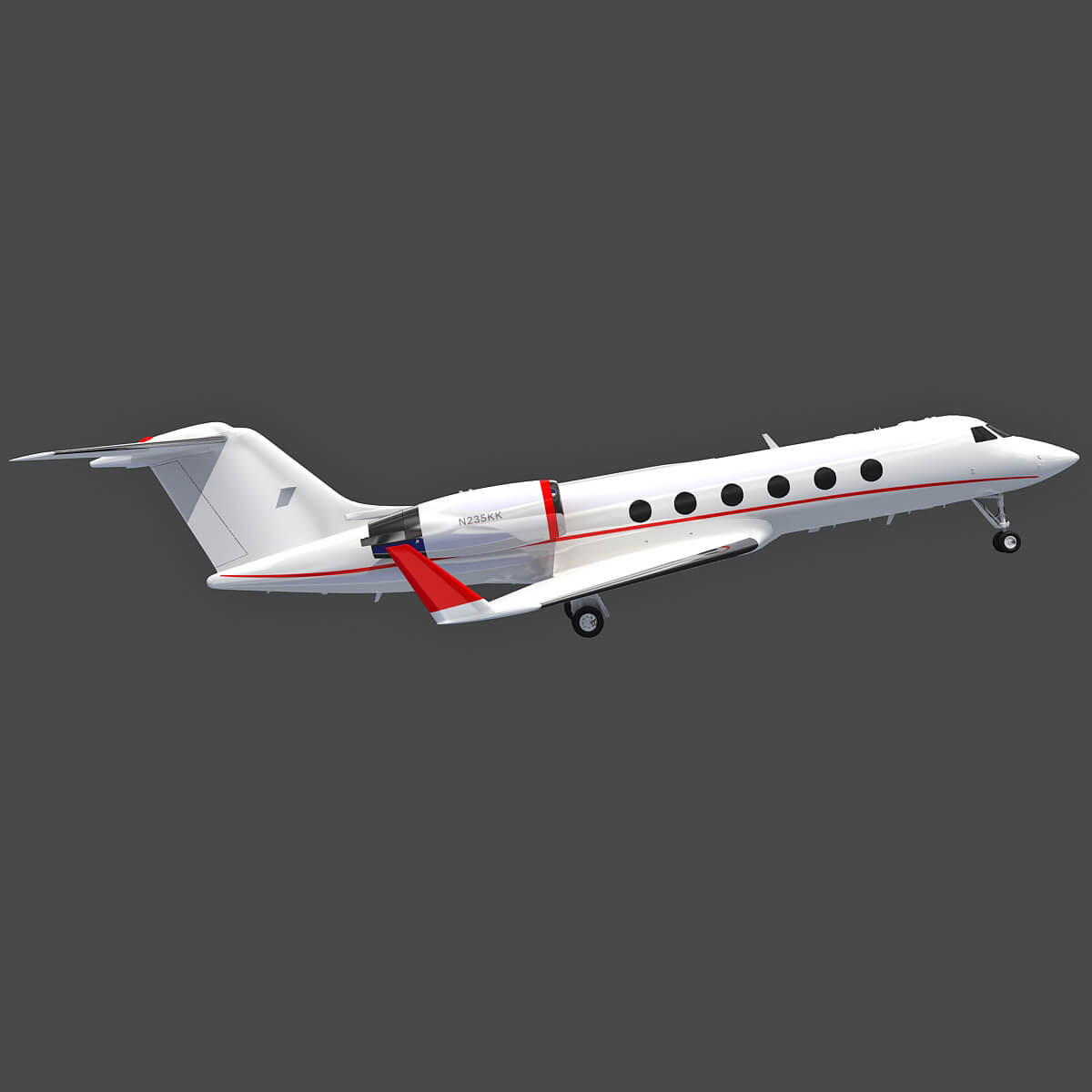 Business Jet Aircraft - 3D Model by 3D Horse