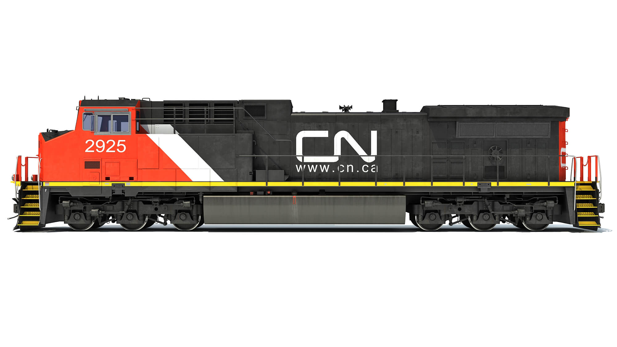 Canadian National Locomotive - 3D Model by 3D Horse