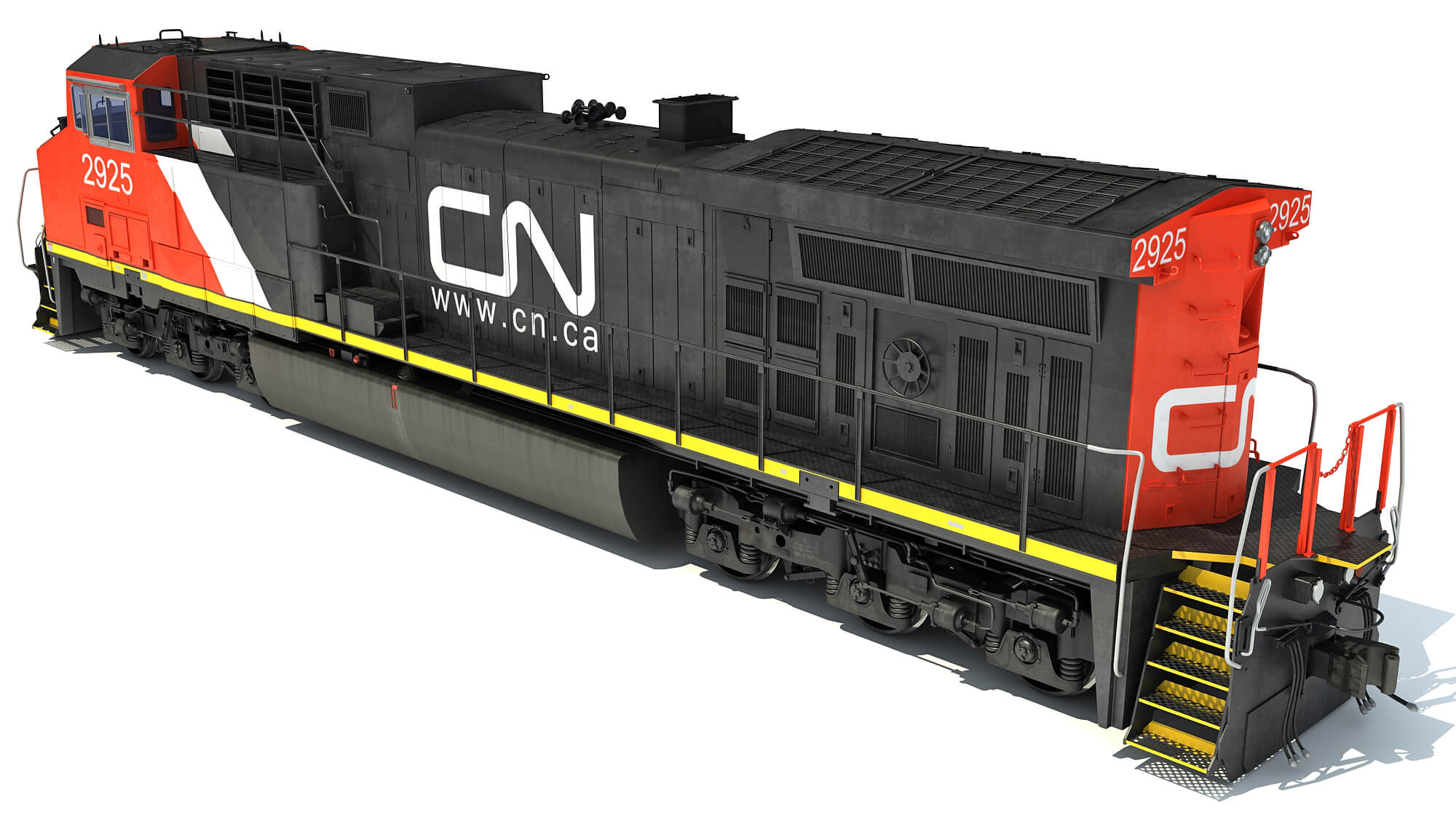 Canadian National Locomotive - 3D Model by 3D Horse
