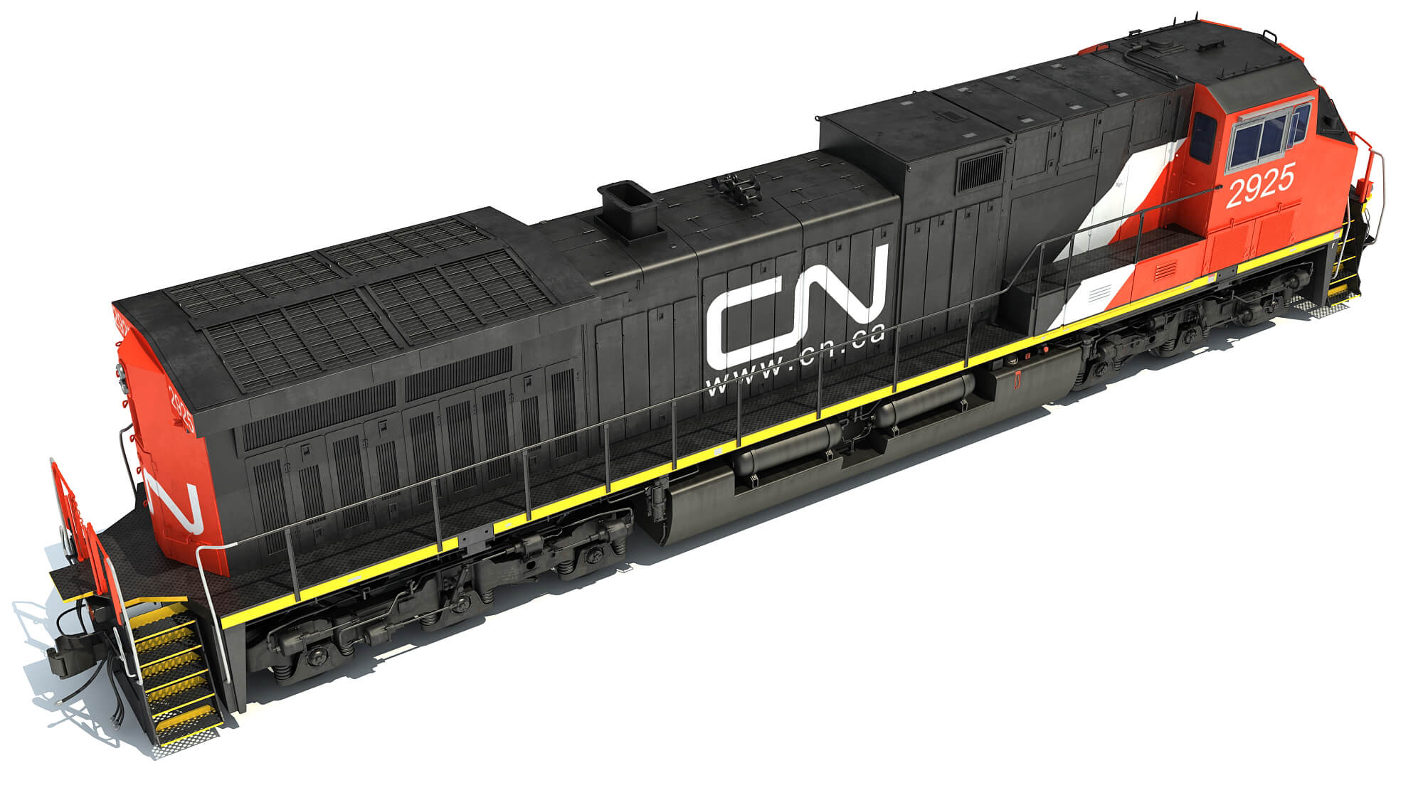 Canadian National Locomotive - 3D Model by 3D Horse