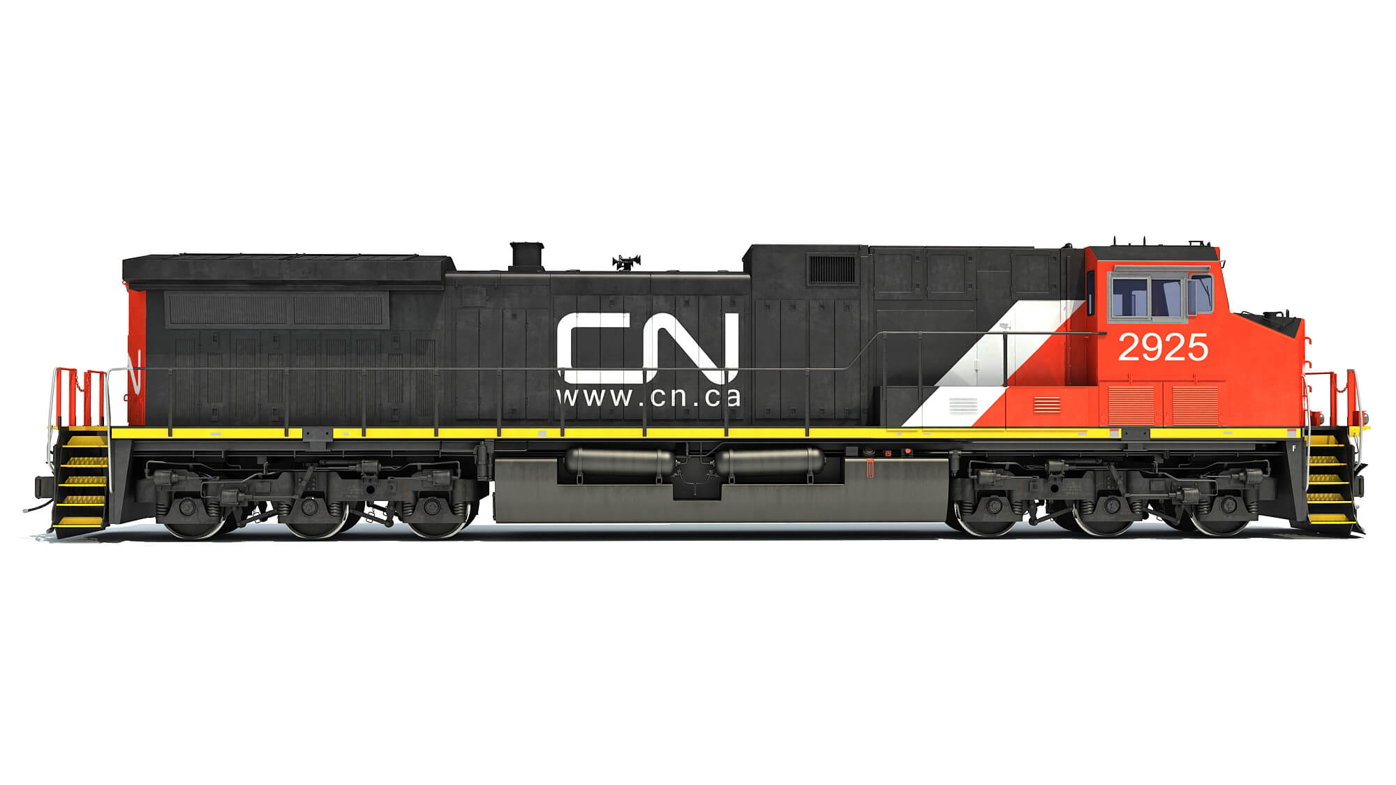 Canadian National Locomotive - 3D Model by 3D Horse
