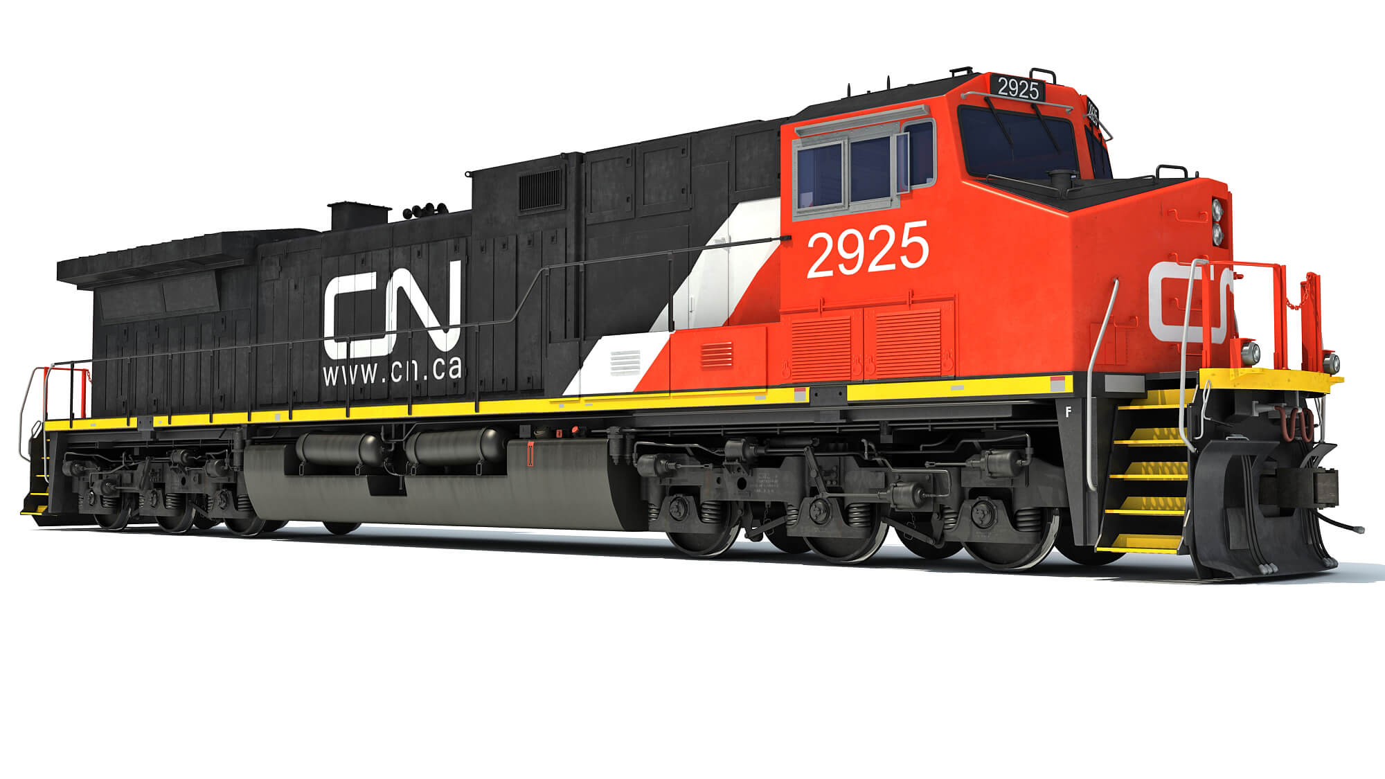 Canadian National Locomotive - 3D Model by 3D Horse