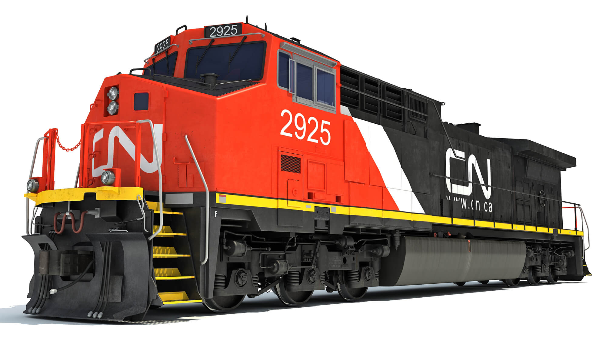 Canadian National Locomotive - 3D Model by 3D Horse