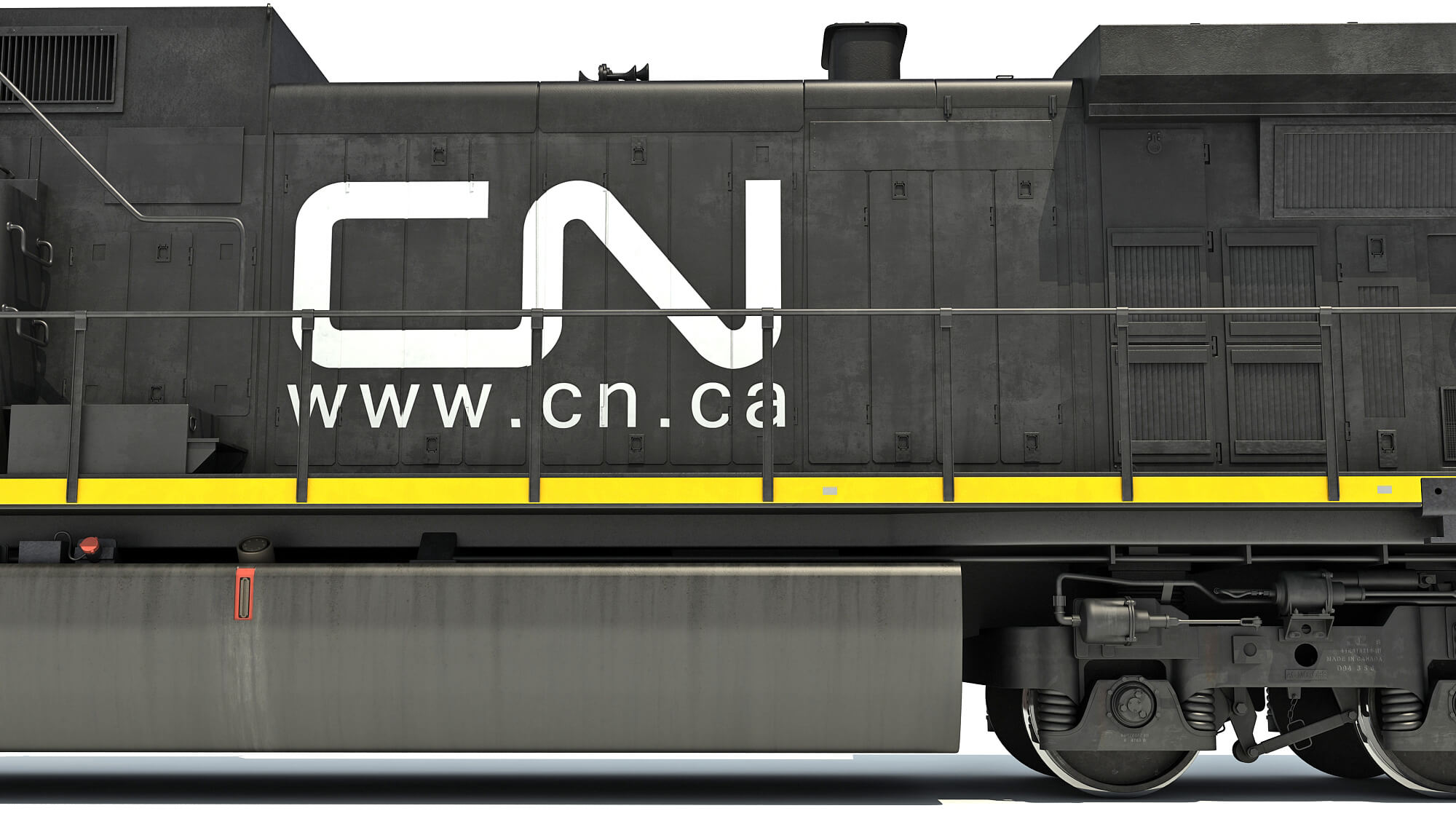 Canadian National Locomotive - 3D Model by 3D Horse