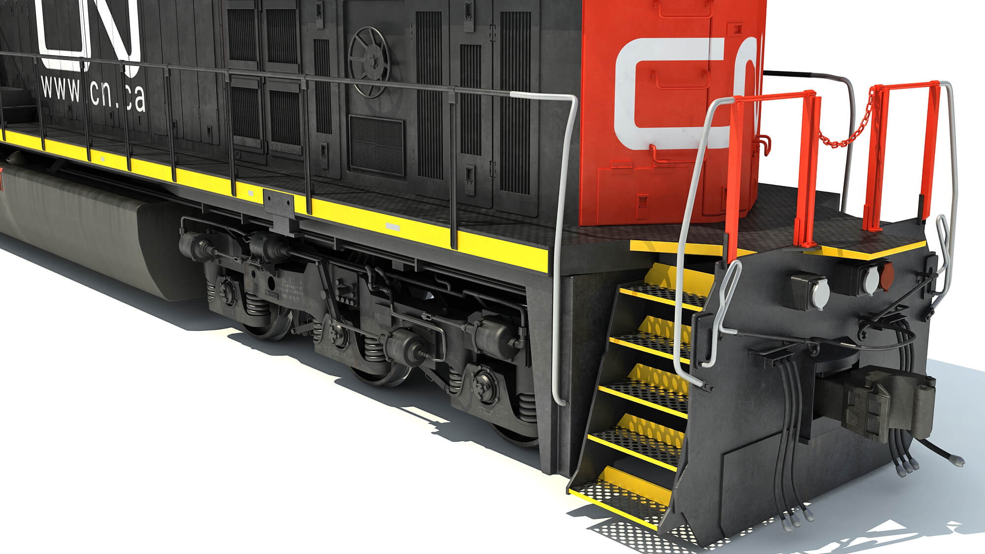 Canadian National Locomotive - 3D Model by 3D Horse