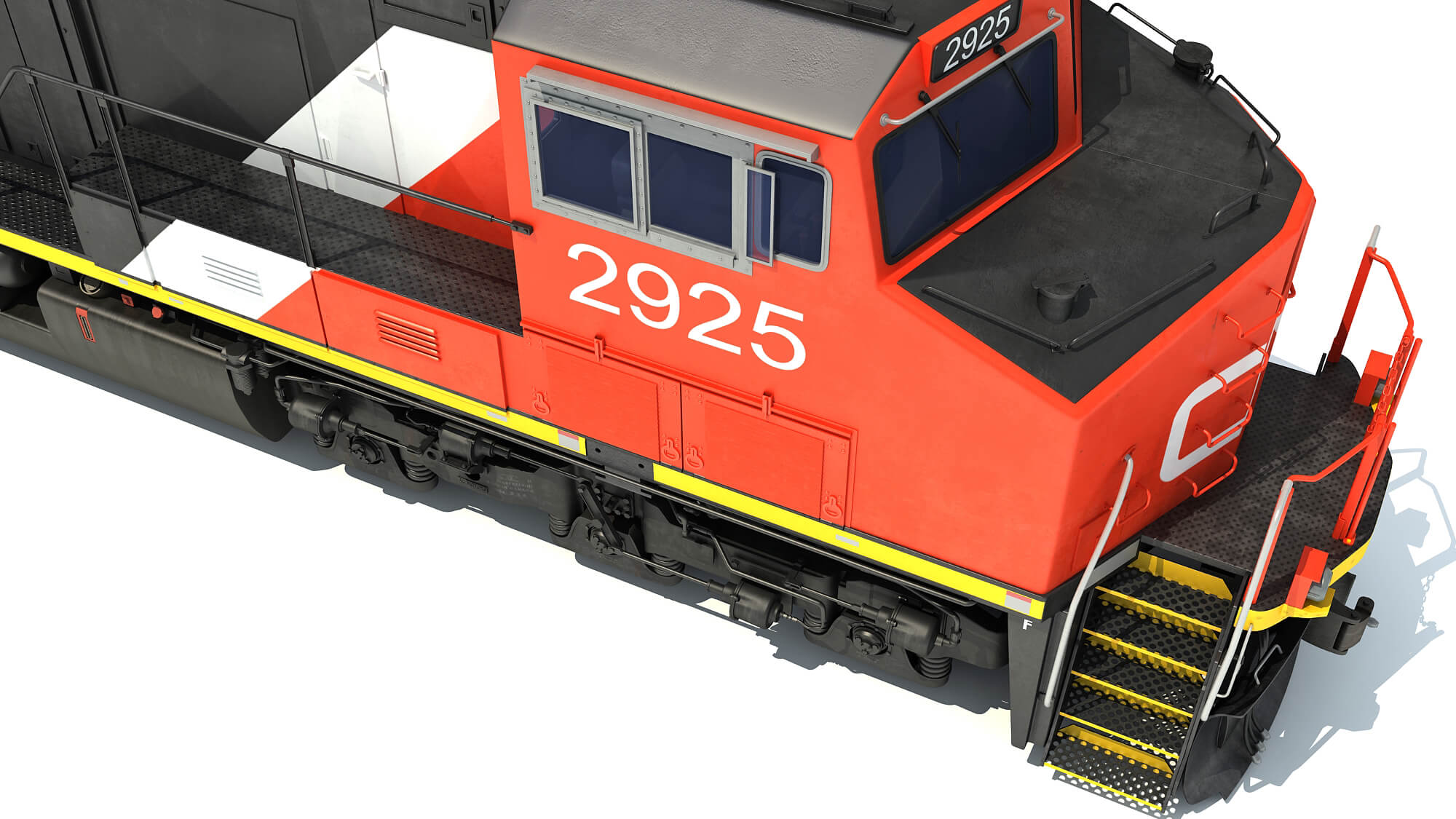 Canadian National Locomotive - 3D Model by 3D Horse