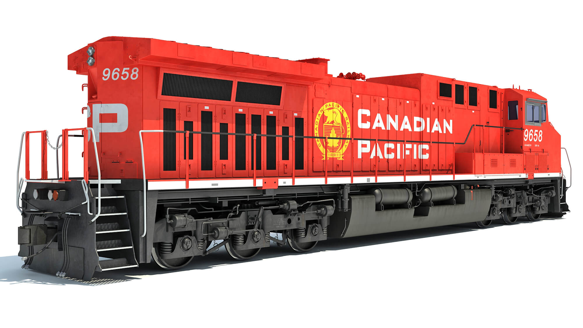 Canadian Pacific Locomotive - 3D Model by 3D Horse