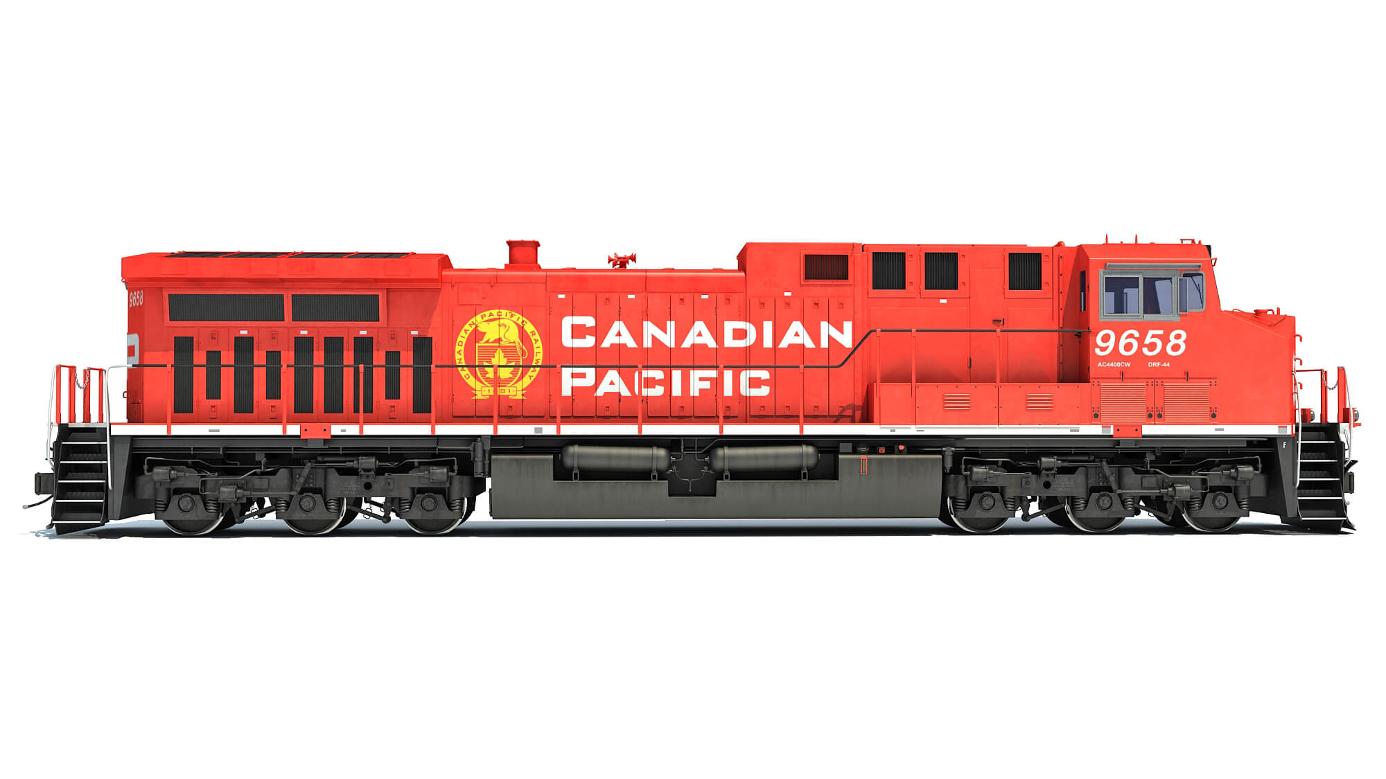 Canadian Pacific Locomotive - 3D Model by 3D Horse