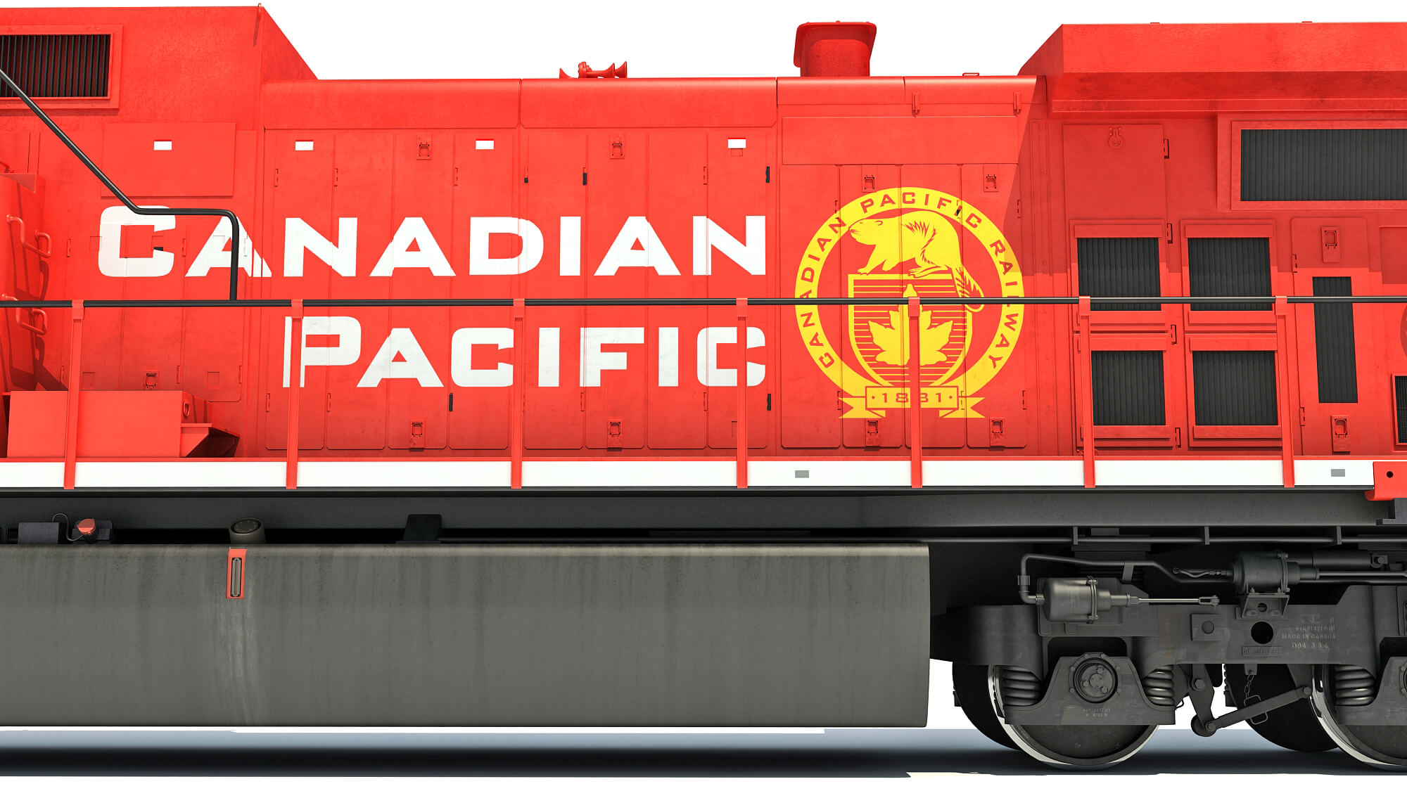 Canadian Pacific Locomotive - 3D Model by 3D Horse