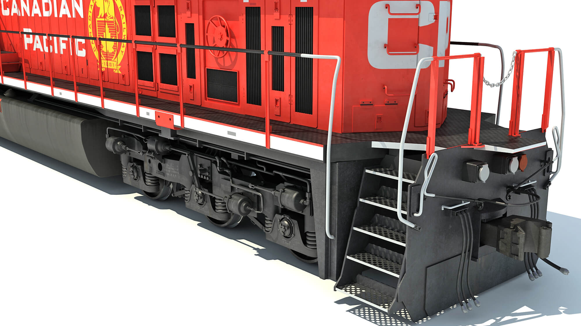 Canadian Pacific Locomotive - 3D Model by 3D Horse