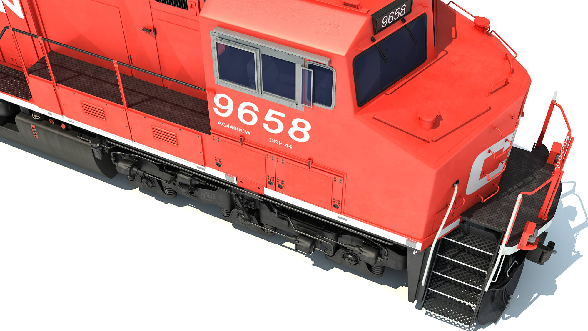 Canadian Pacific Locomotive - 3D Model by 3D Horse