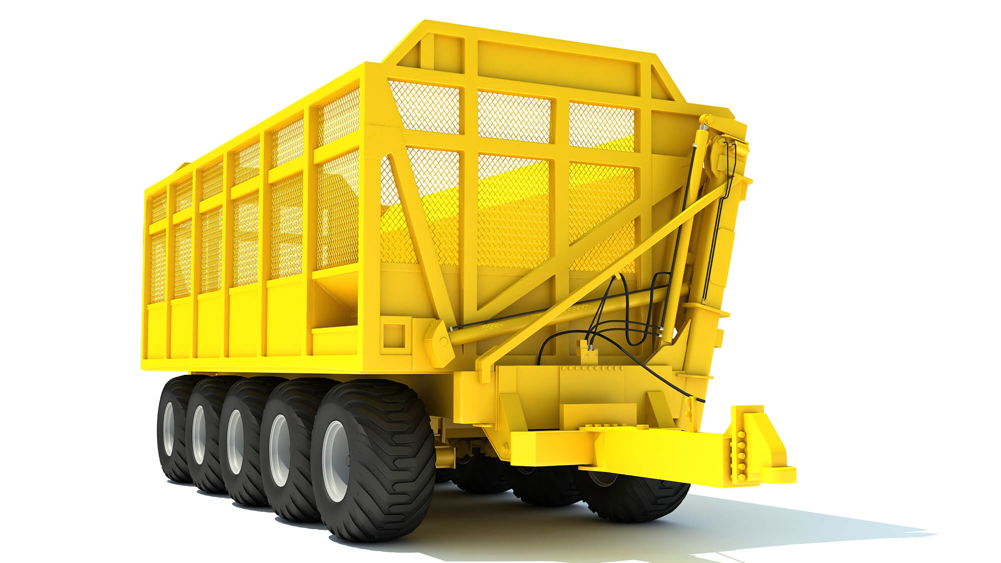 Cane Transfer Trailer - 3D Model by 3D Horse