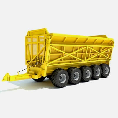 Cane Transfer Trailer - 3D Model by 3D Horse