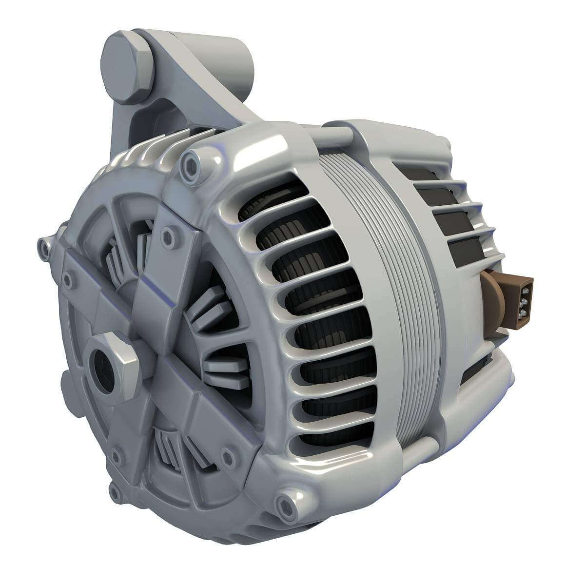 Car Alternator - 3D Model by 3D Horse