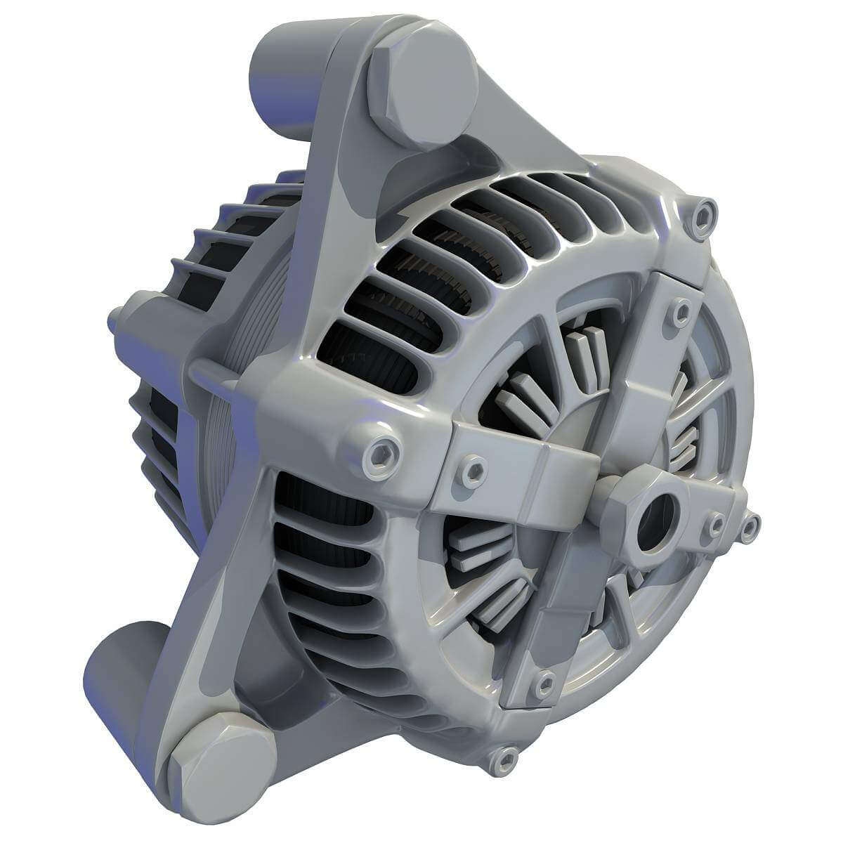 Car Alternator - 3D Model by 3D Horse