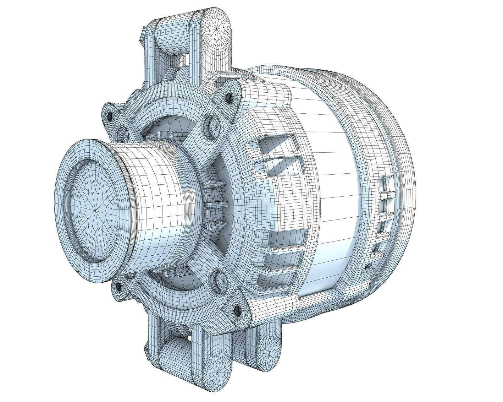 Car Alternator - 3D Model by 3D Horse