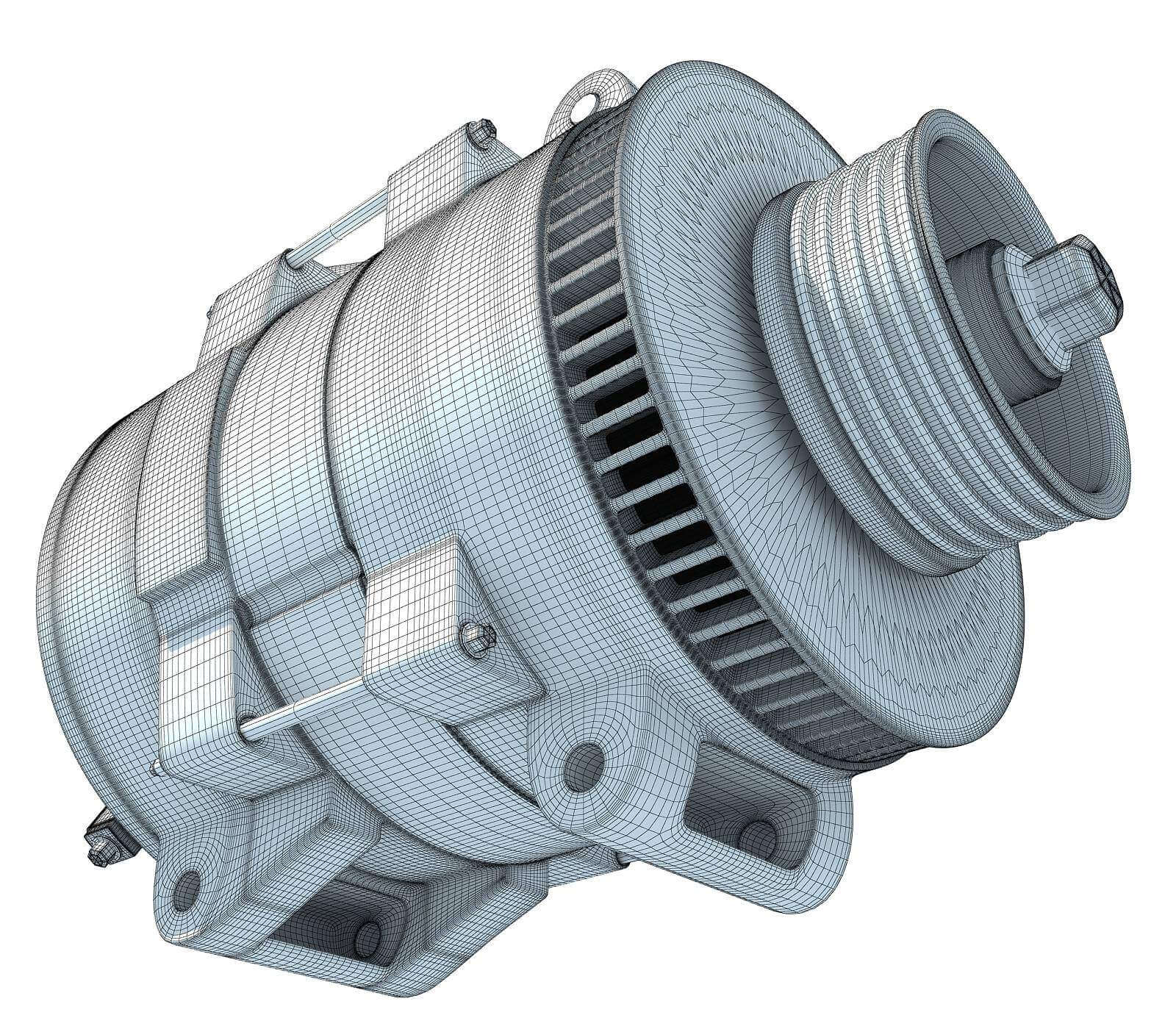 Car Alternator - 3D Model by 3D Horse